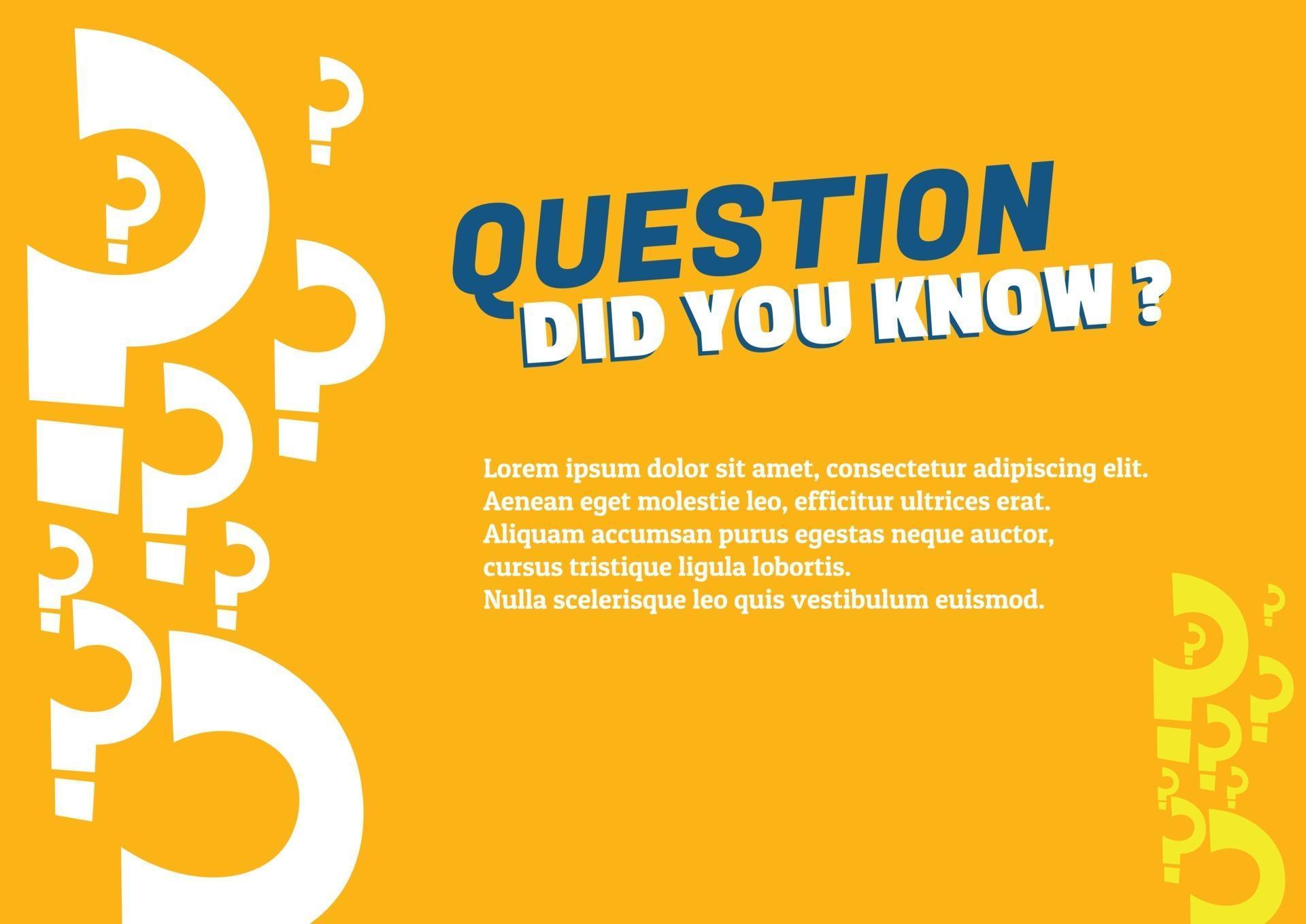 did you know with question memo help and support page template with ... did you know with question memo help and support page template with ...