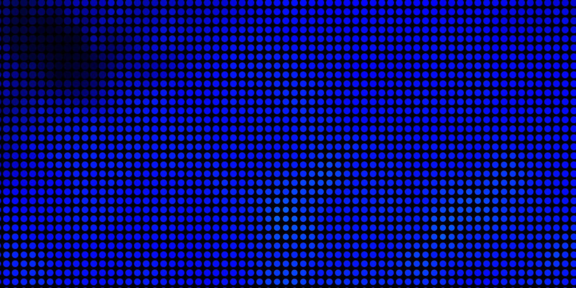 Dark Blue Vector Background With Bubbles Abstract Colorful Disks On Simple Gradient Background