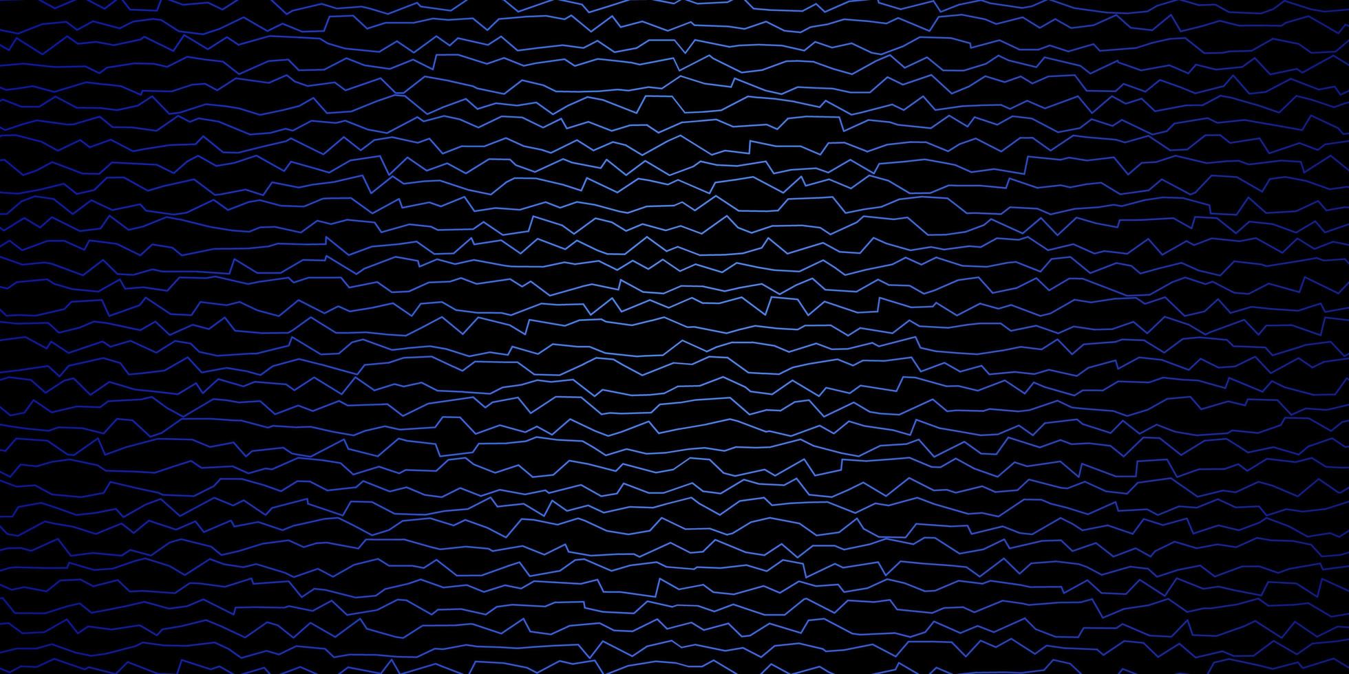 Dark Blue Vector Pattern With Wry Lines Abstract Gradient Illustration With Wry Lines Pattern