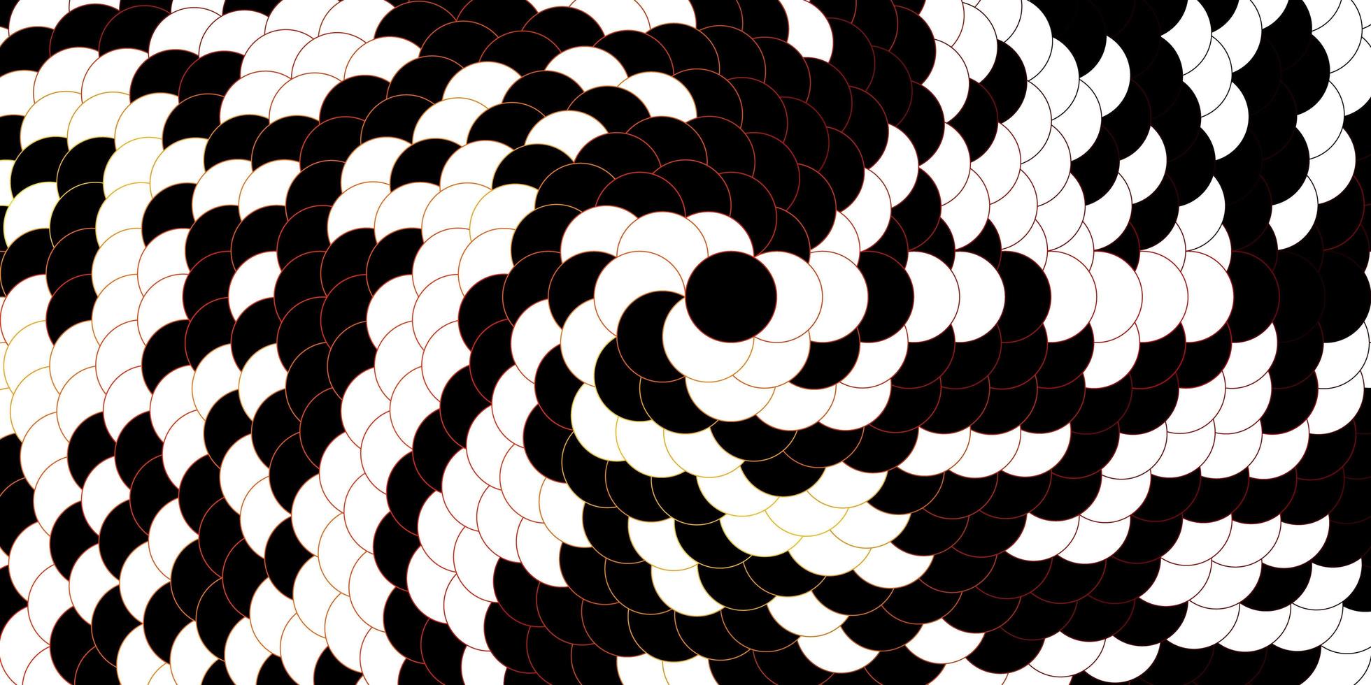 Dark Orange Vector Layout With Circle Shapes Abstract Decorative Design In Gradient Style With