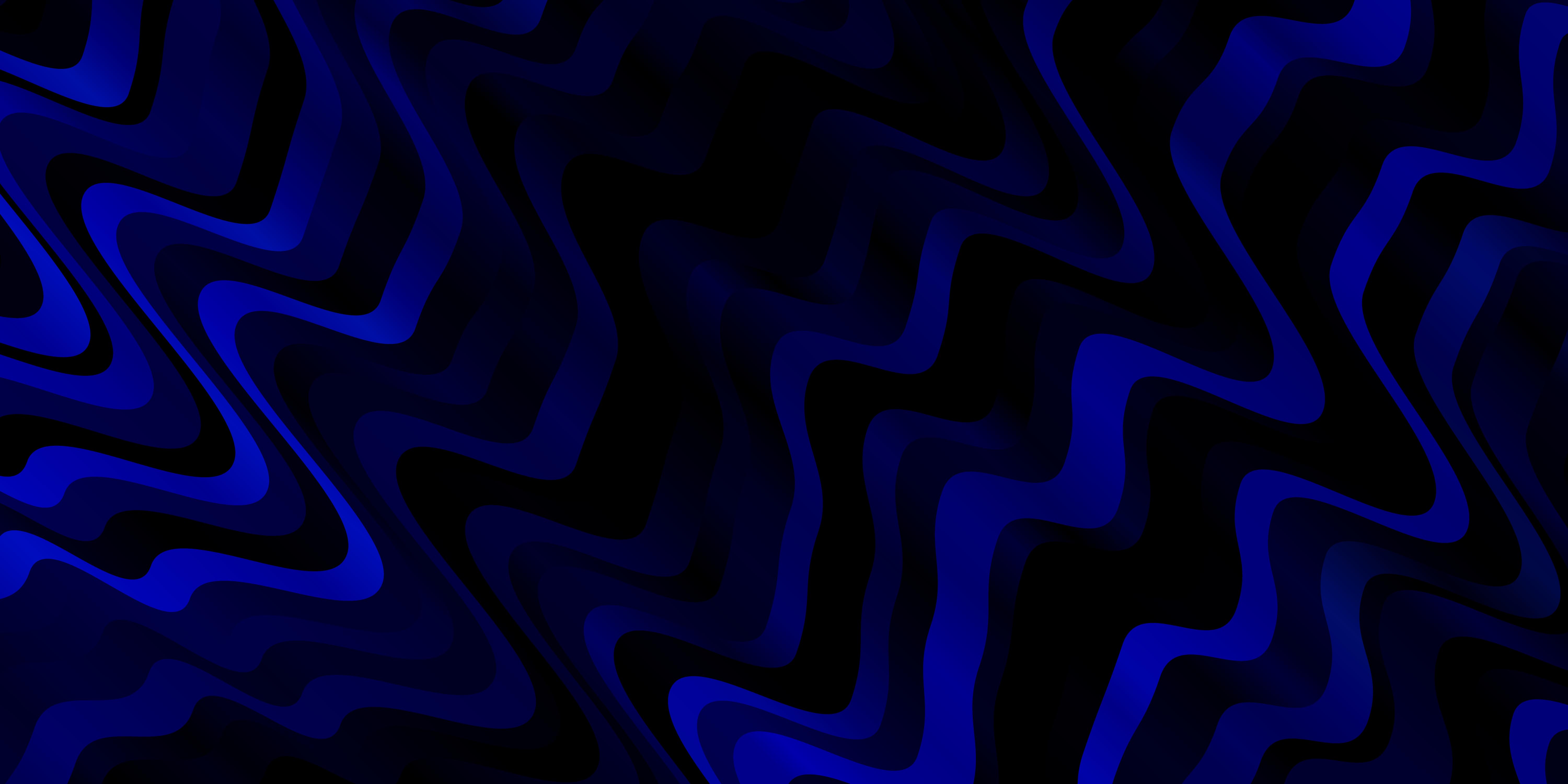 Dark Blue Vector Pattern With Wry Lines Colorful Geometric Sample With Gradient Curves Smart