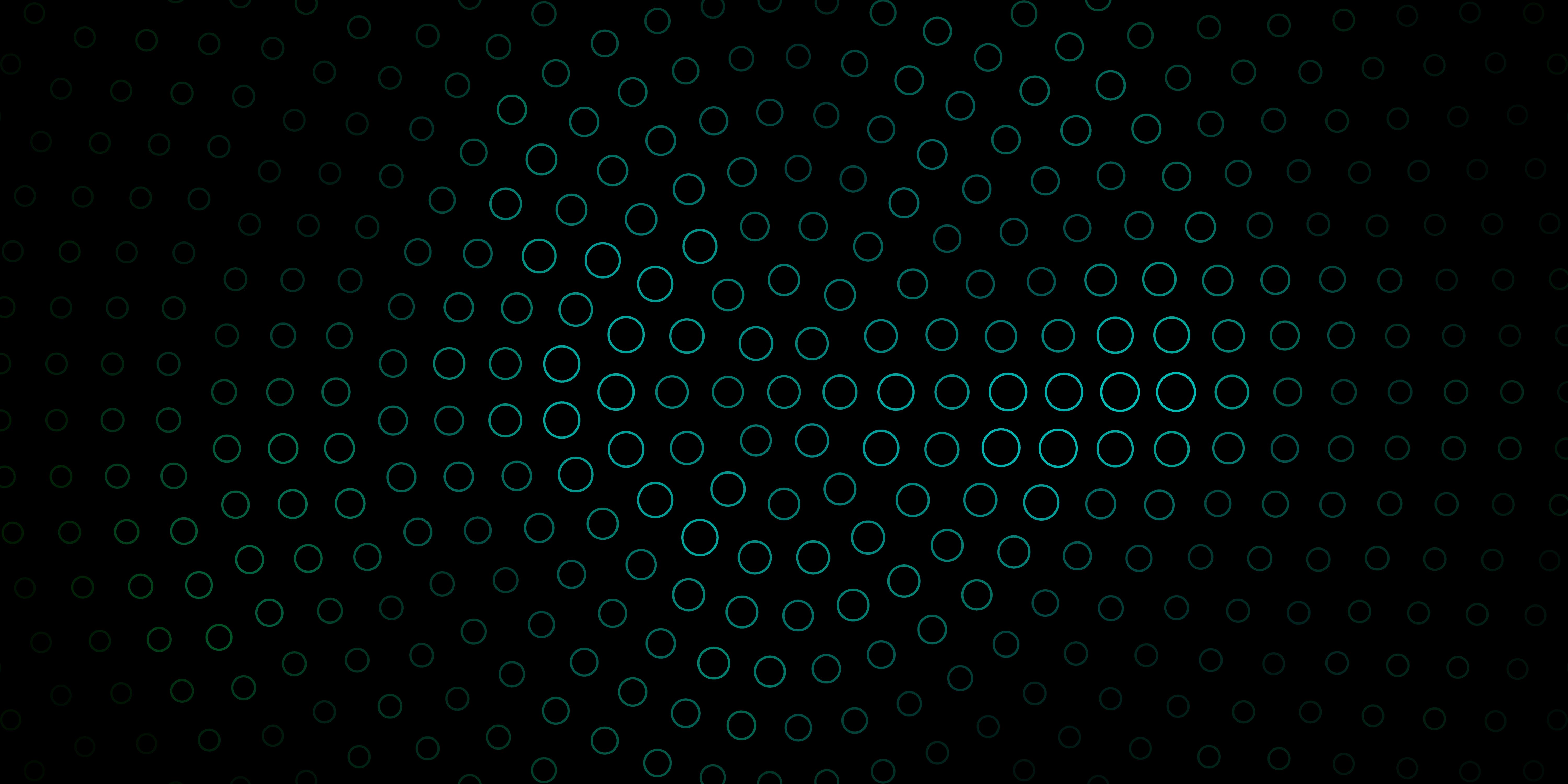 Dark Green Vector Template With Circles Abstract Colorful Disks On Simple Gradient Background