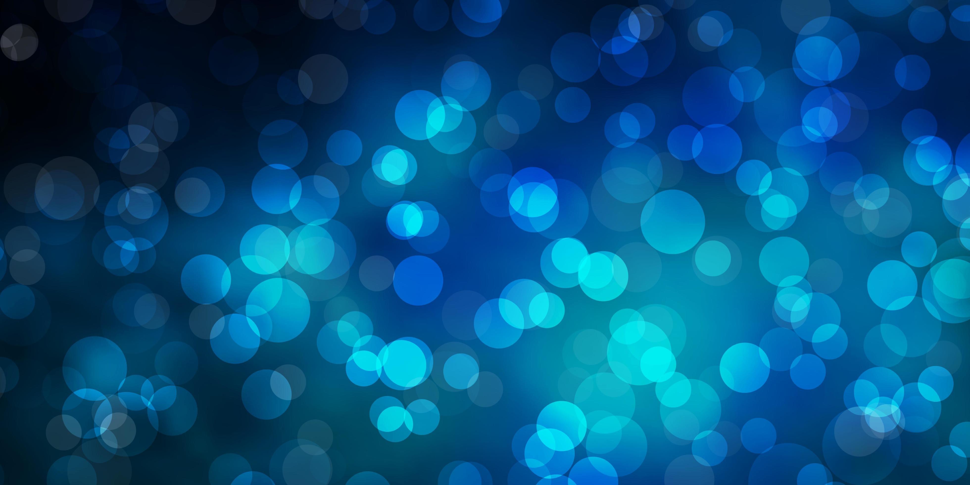 Dark Blue Vector Texture With Disks Colorful Illustration With Gradient Dots In Nature Style