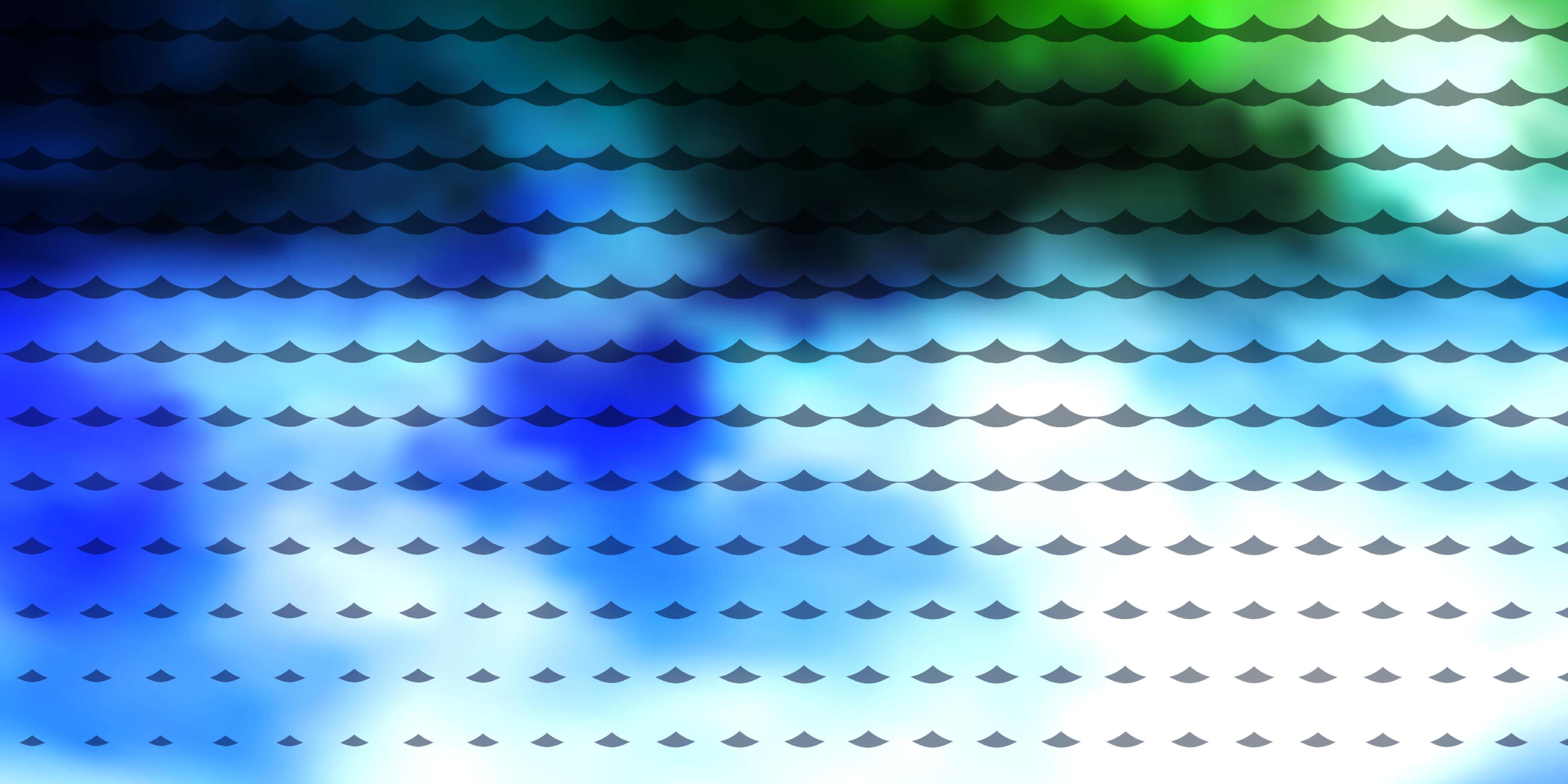 Light Blue Green Vector Backdrop With Circles Abstract Colorful Disks On Simple Gradient