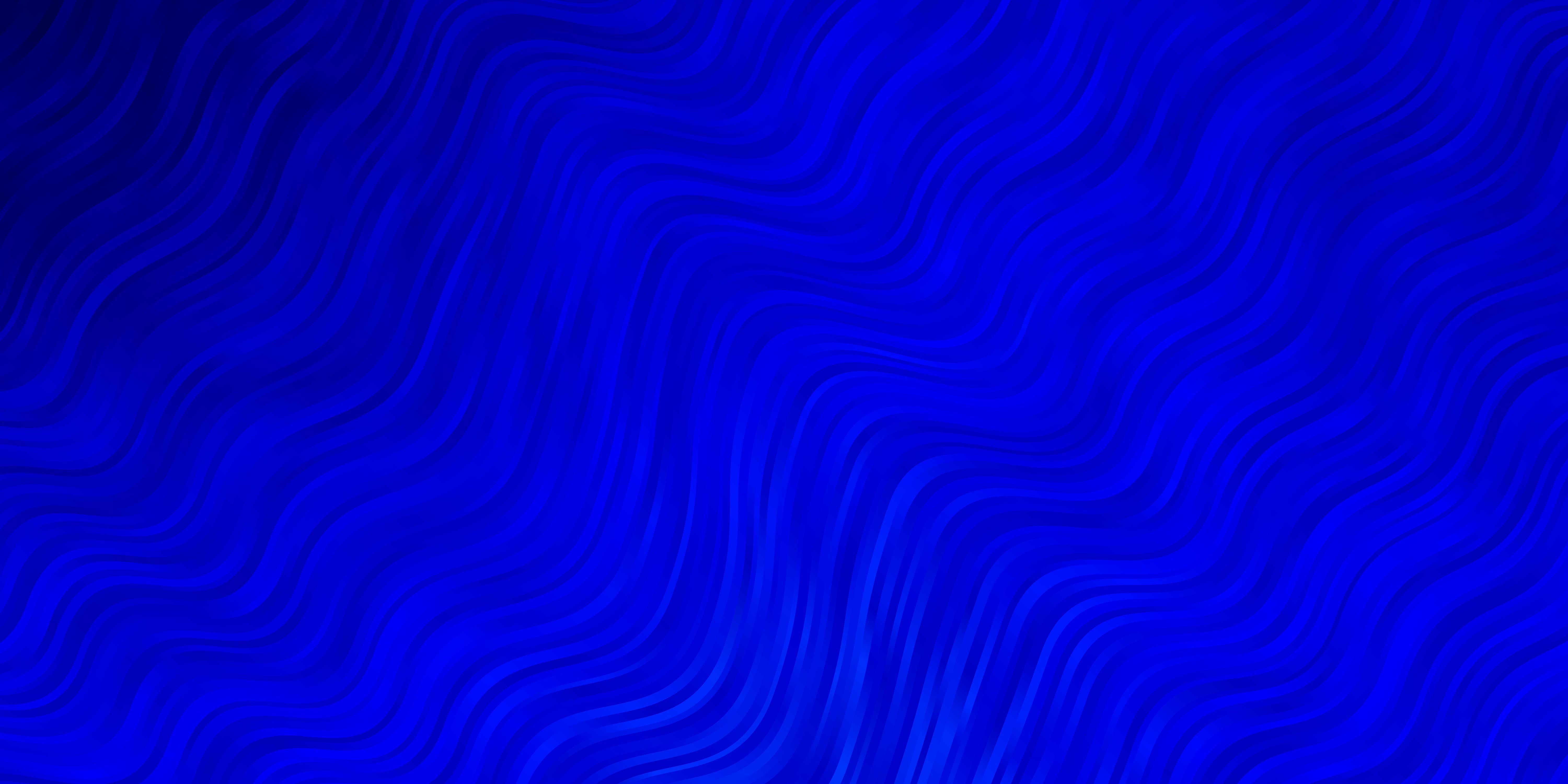 Dark Blue Vector Pattern With Curves Abstract Illustration With Gradient Bows Template For