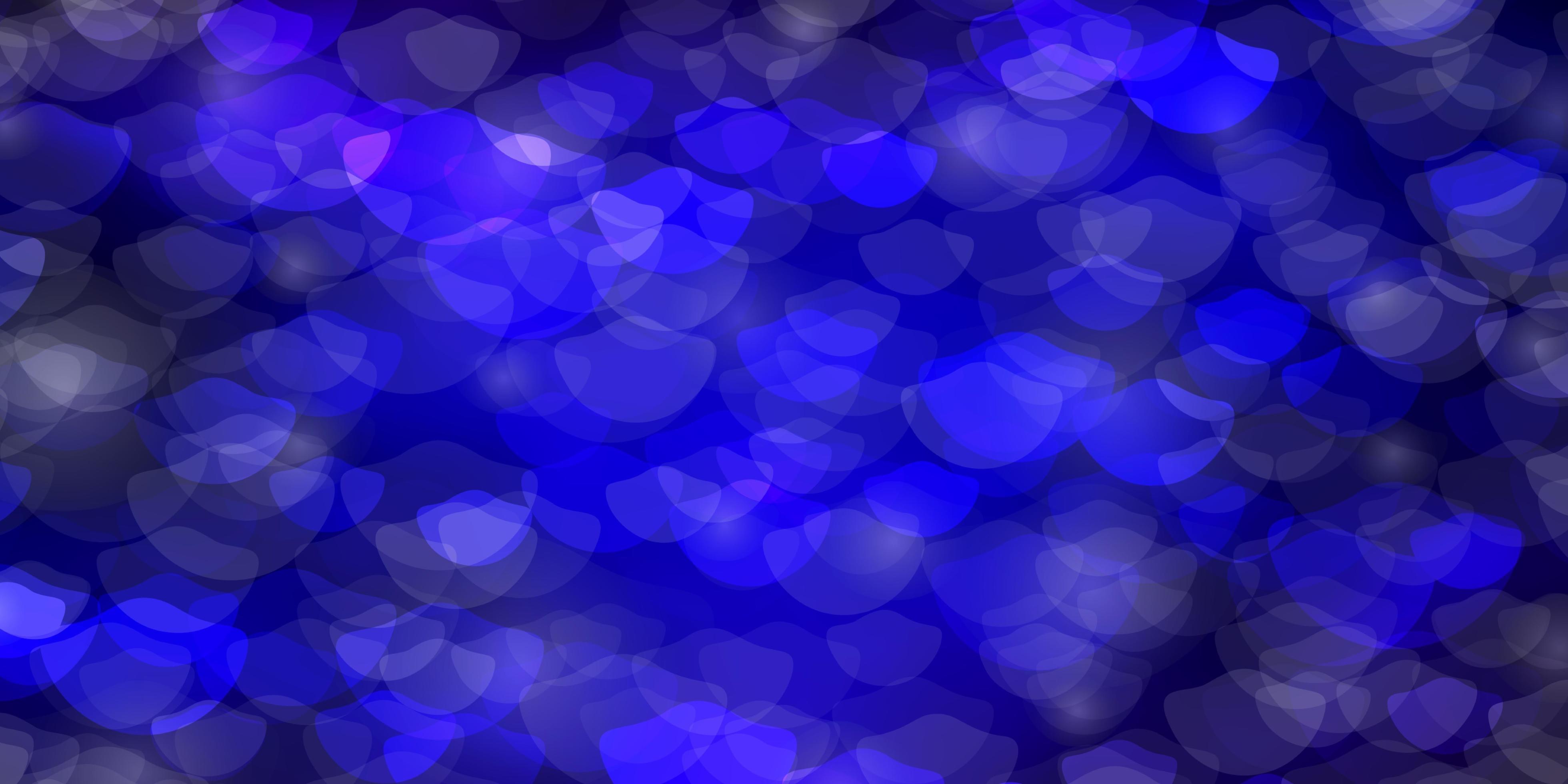 Dark Blue Red Vector Texture With Circles Abstract Colorful Disks On Simple Gradient