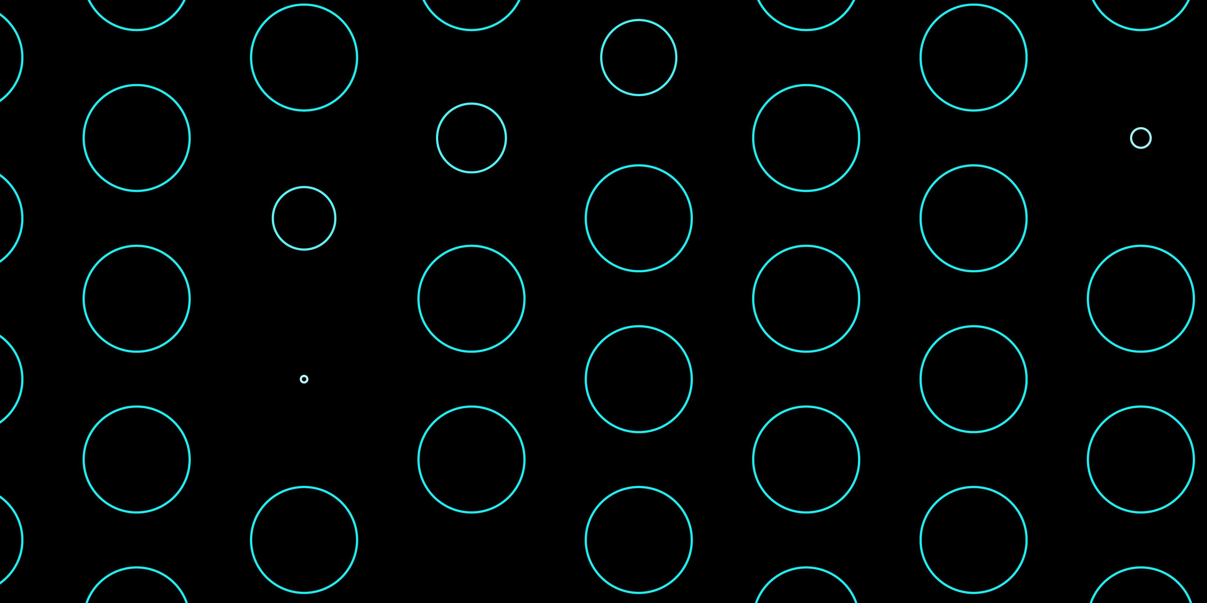 Dark Blue Green Vector Backdrop With Dots Abstract Colorful Disks On Simple Gradient