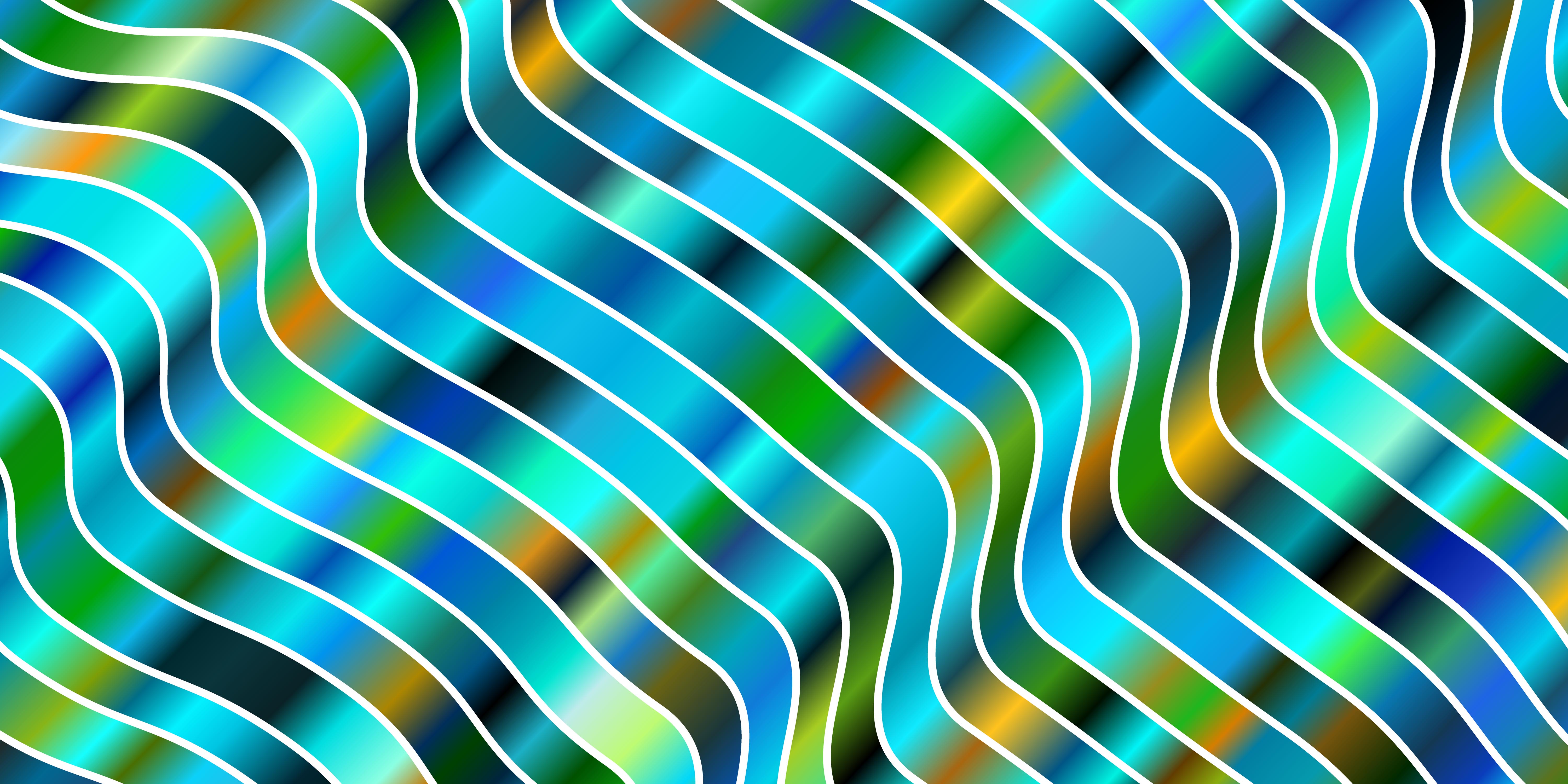 Light Blue Green Vector Layout With Wry Lines Colorful Illustration