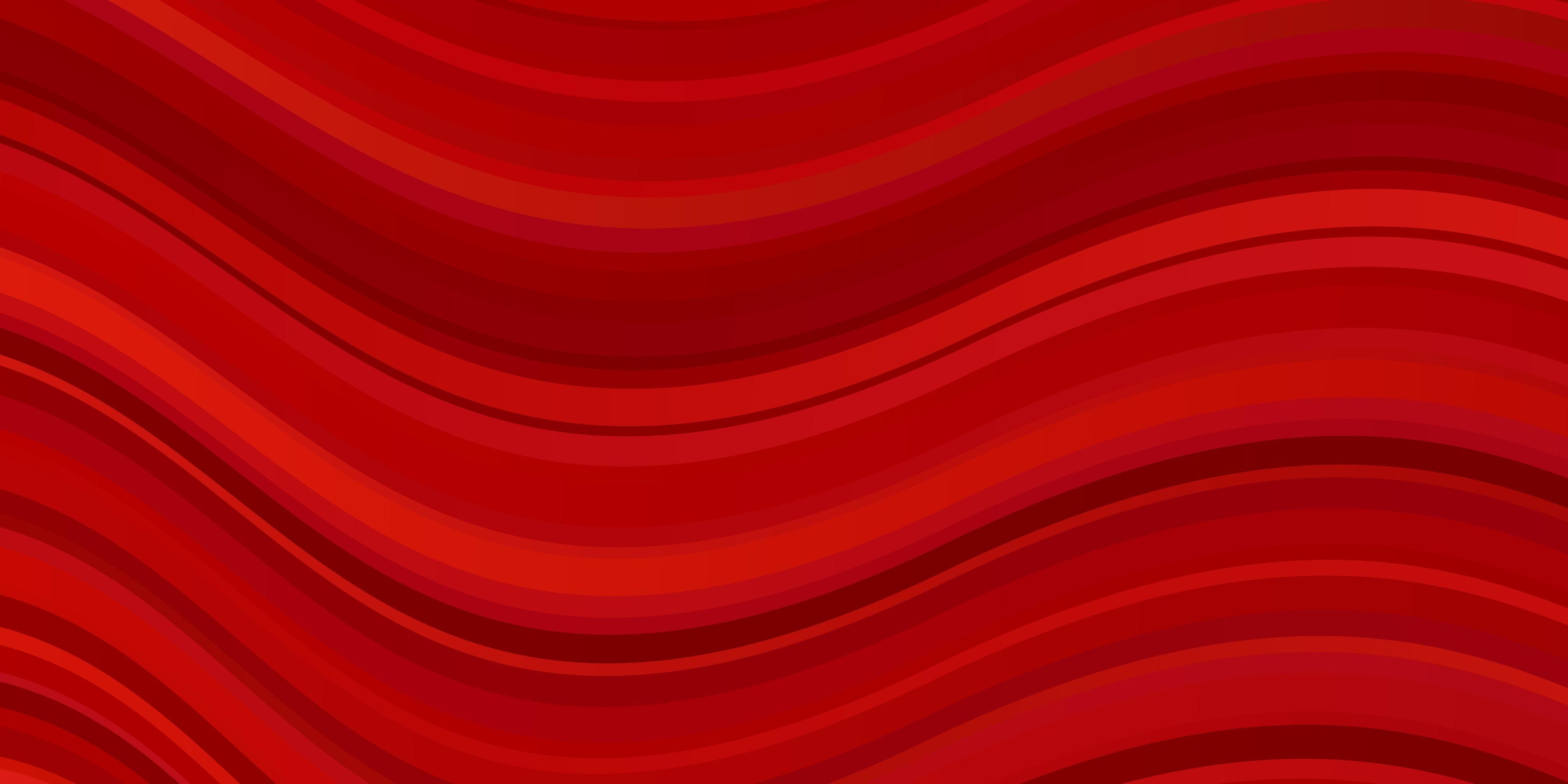 Light Red Vector Layout With Wry Lines Abstract Illustration With Bandy Gradient Lines Best
