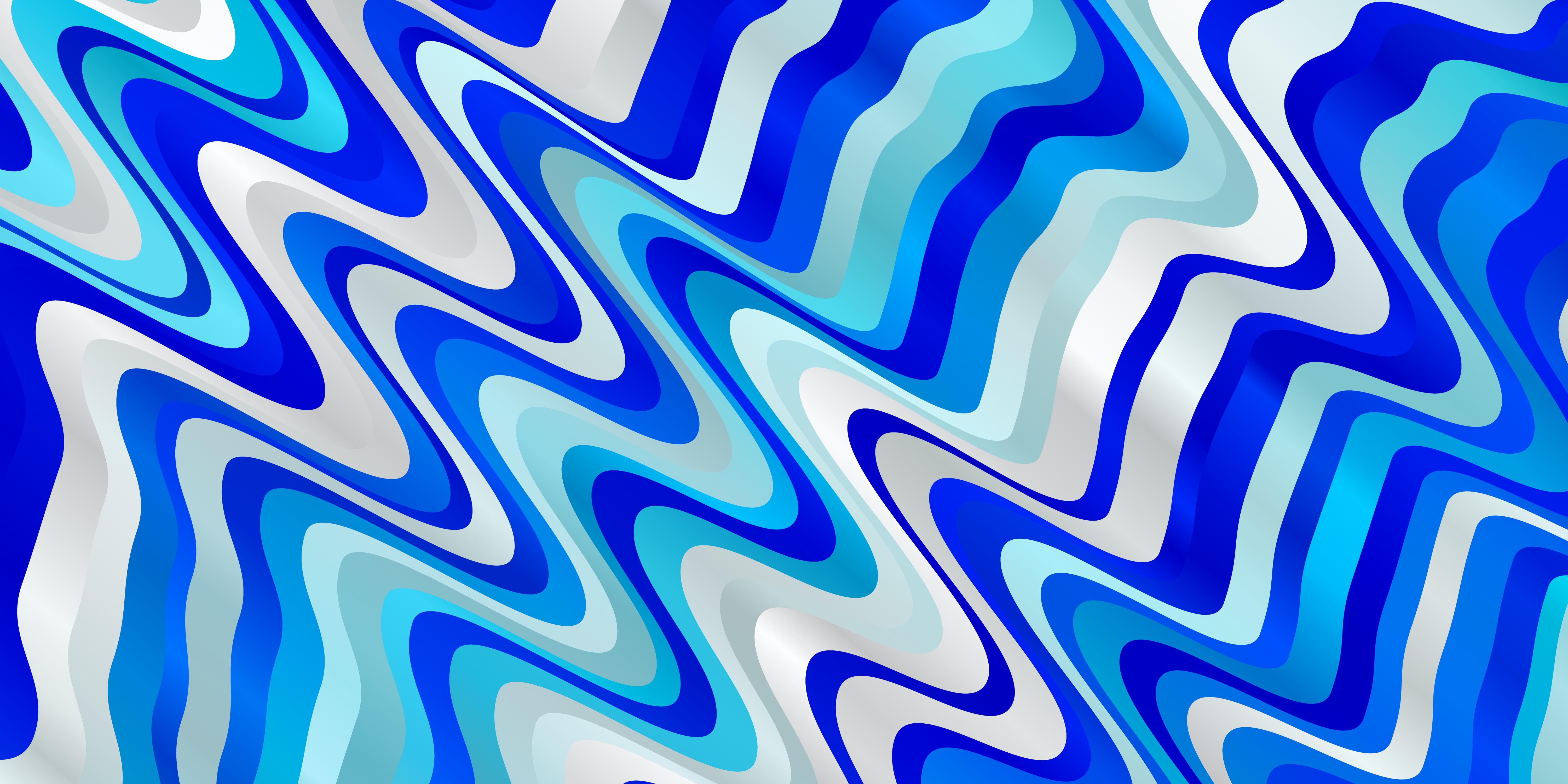 Light Blue Vector Template With Wry Lines Colorful Geometric Sample With Gradient Curves