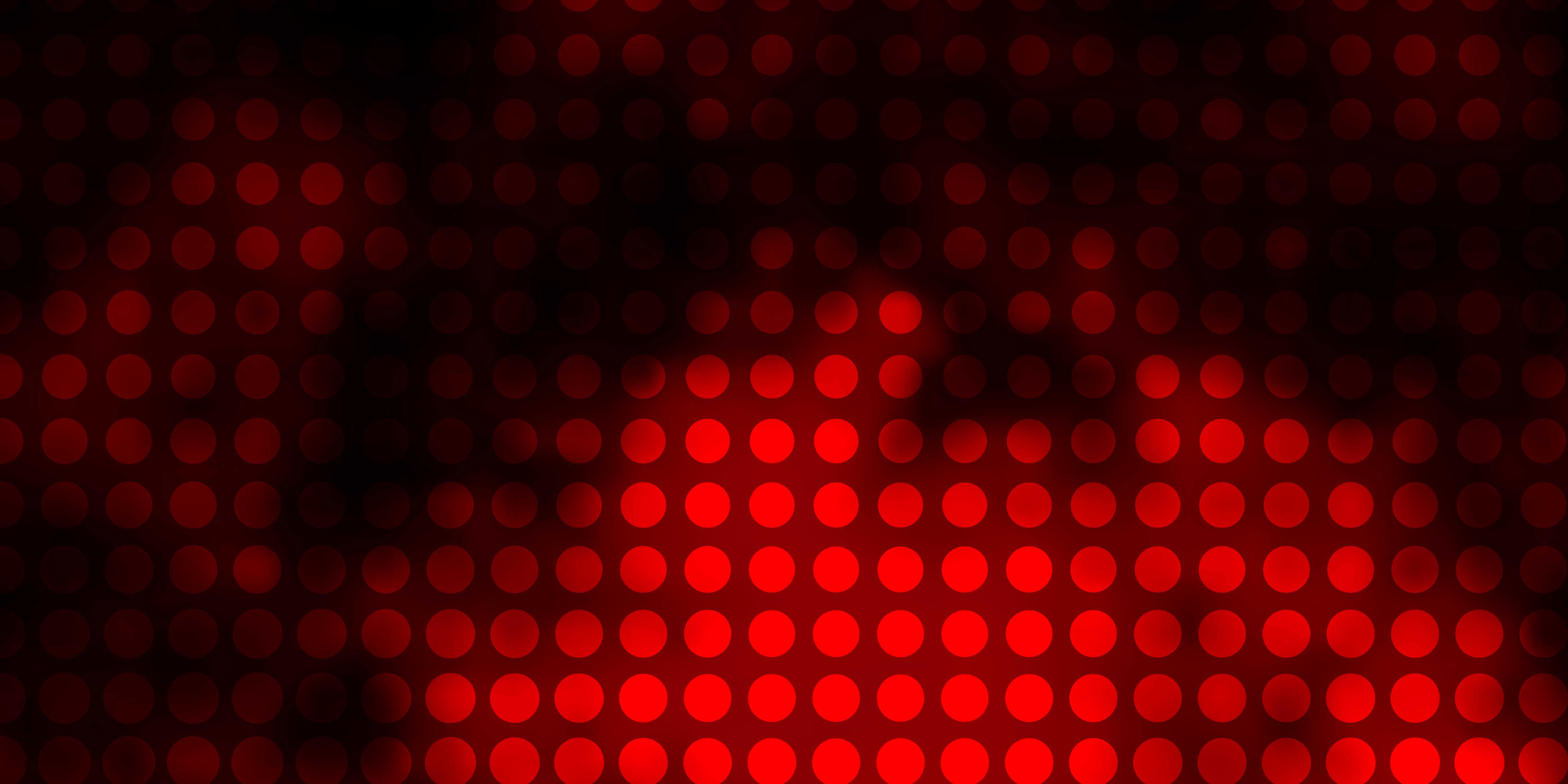 Dark Red Vector Texture With Circles Abstract Colorful Disks On Simple Gradient Background