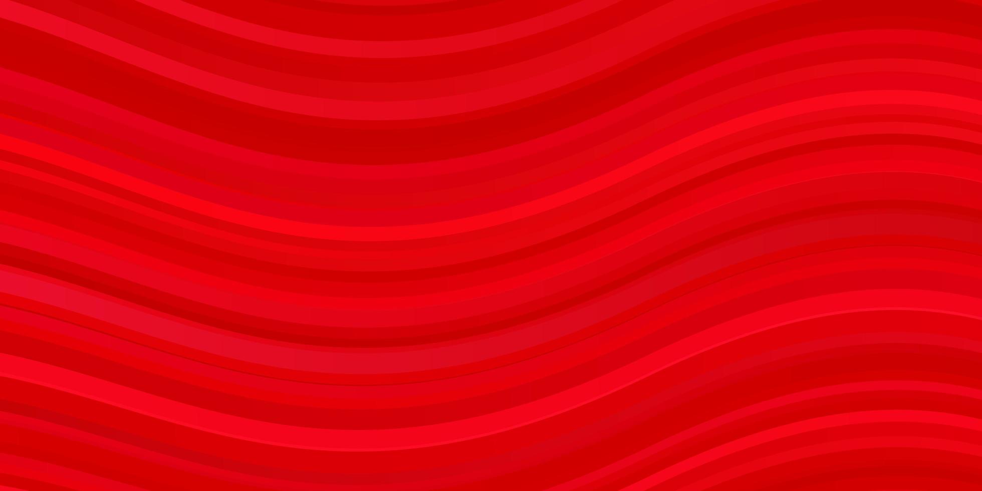 Light Red Vector Background With Curved Lines Colorful Geometric Sample With Gradient Curves
