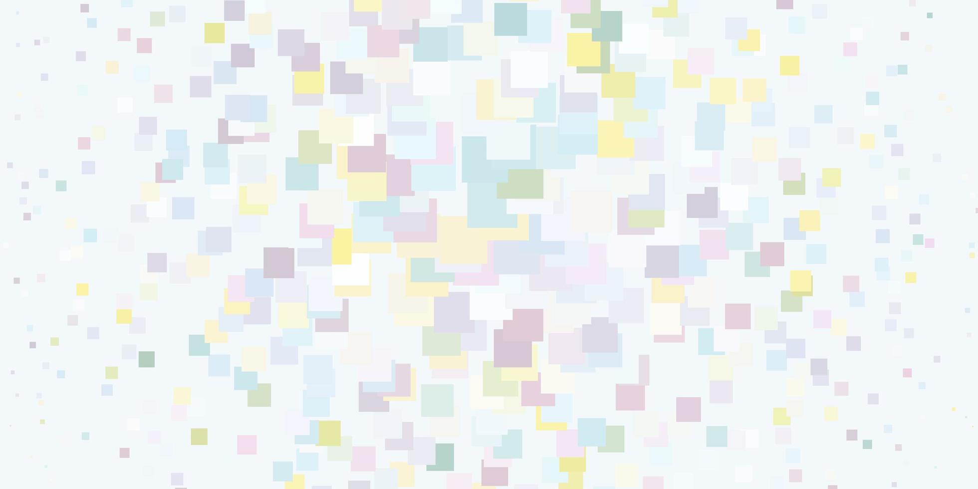 Light Multicolor Vector Pattern In Square Style Illustration With A Set Of Gradient Rectangles