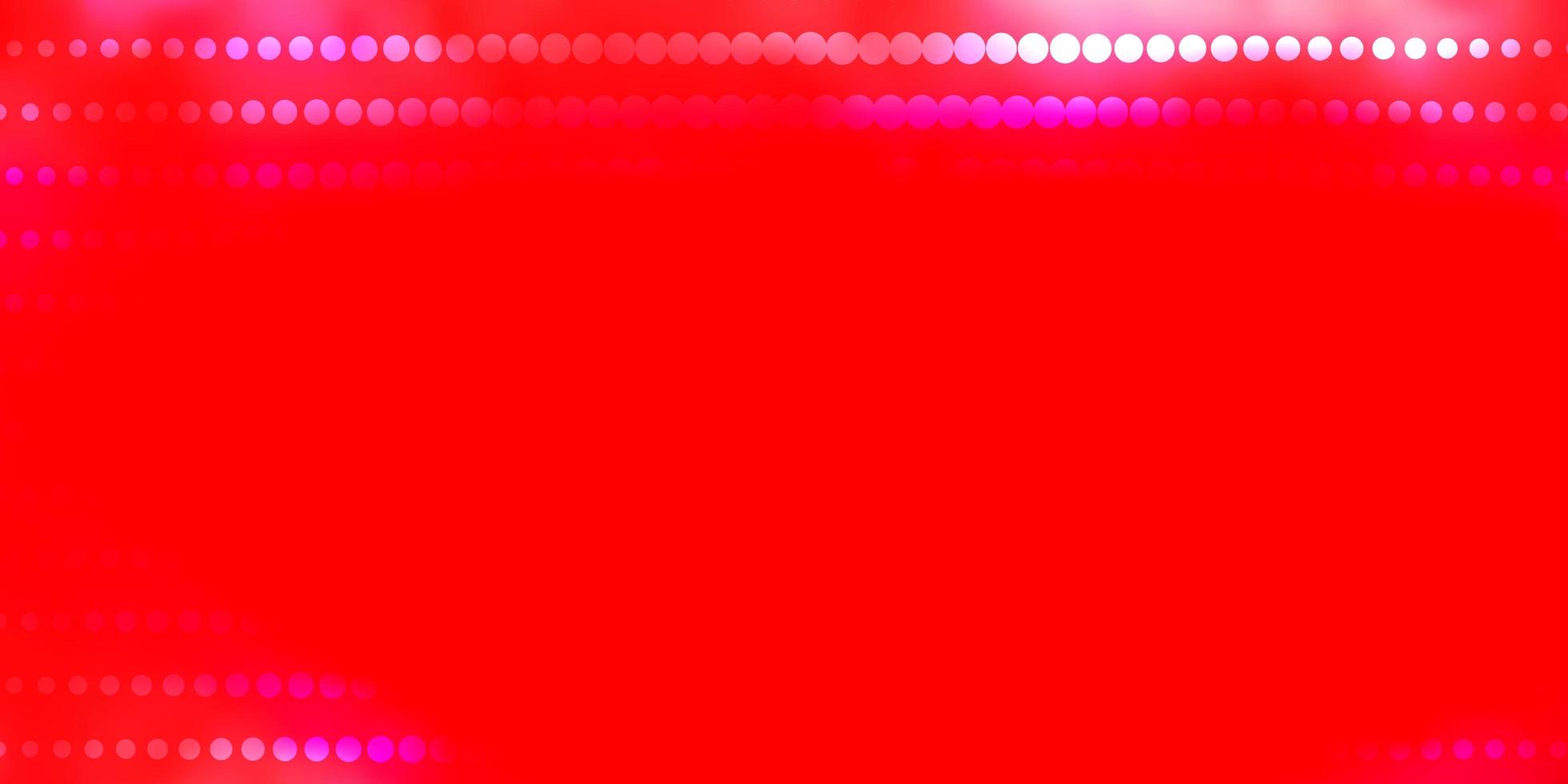 Light Red Vector Layout With Circles Abstract Colorful Disks On Simple Gradient Background