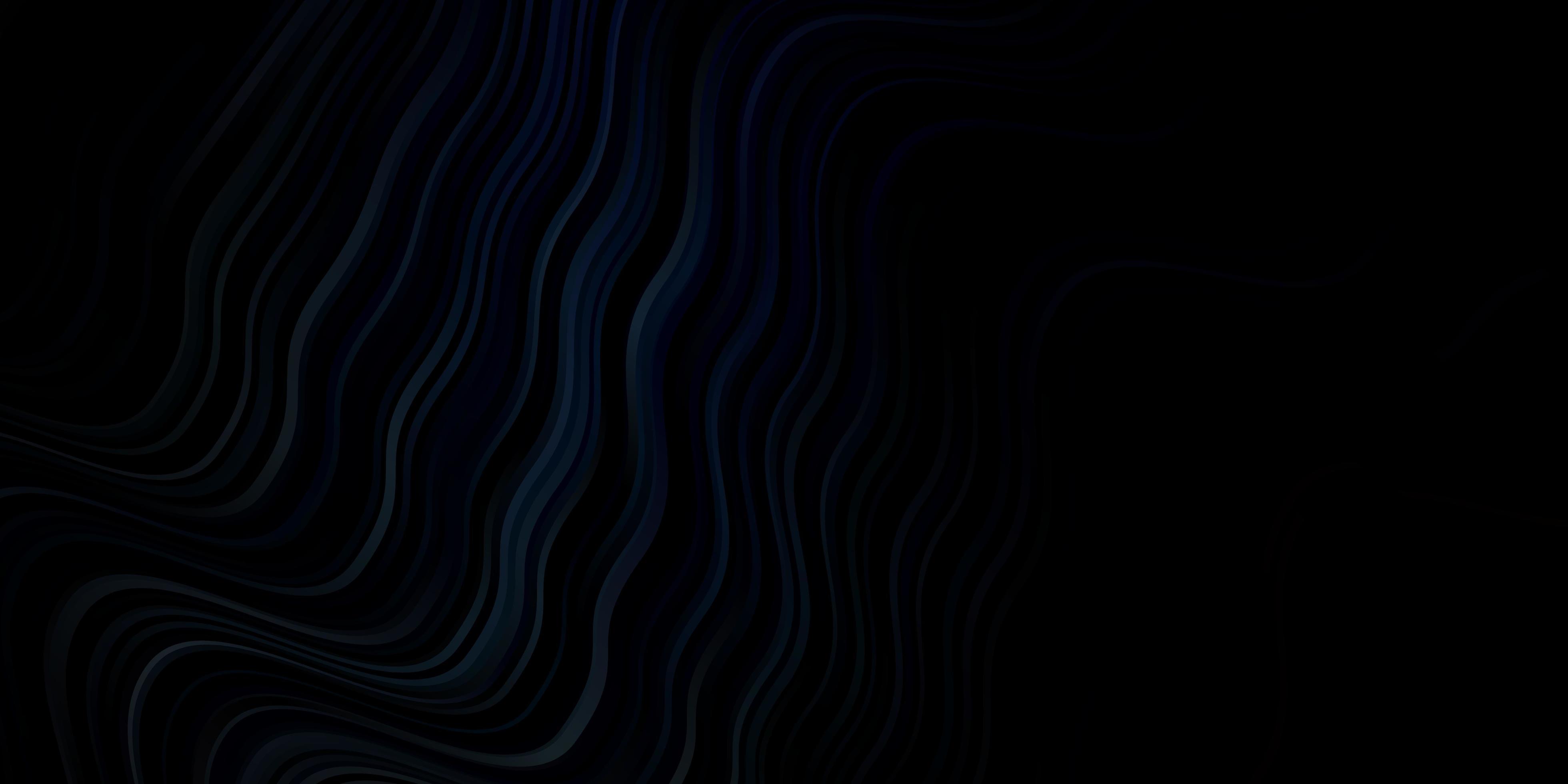 Dark Blue Vector Layout With Wry Lines Colorful Abstract Illustration With Gradient Curves
