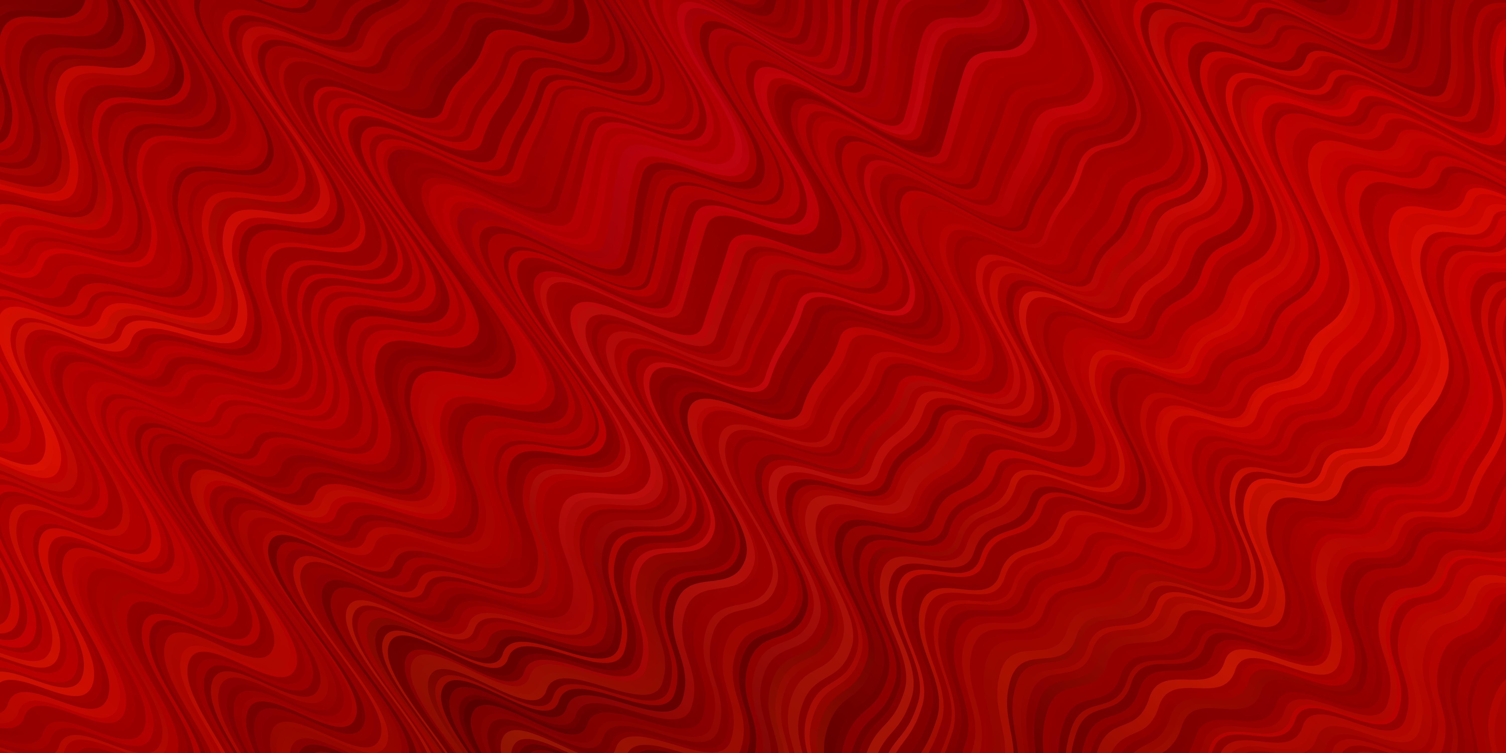 Light Red Vector Background With Bent Lines Illustration In Halftone Style With Gradient Curves