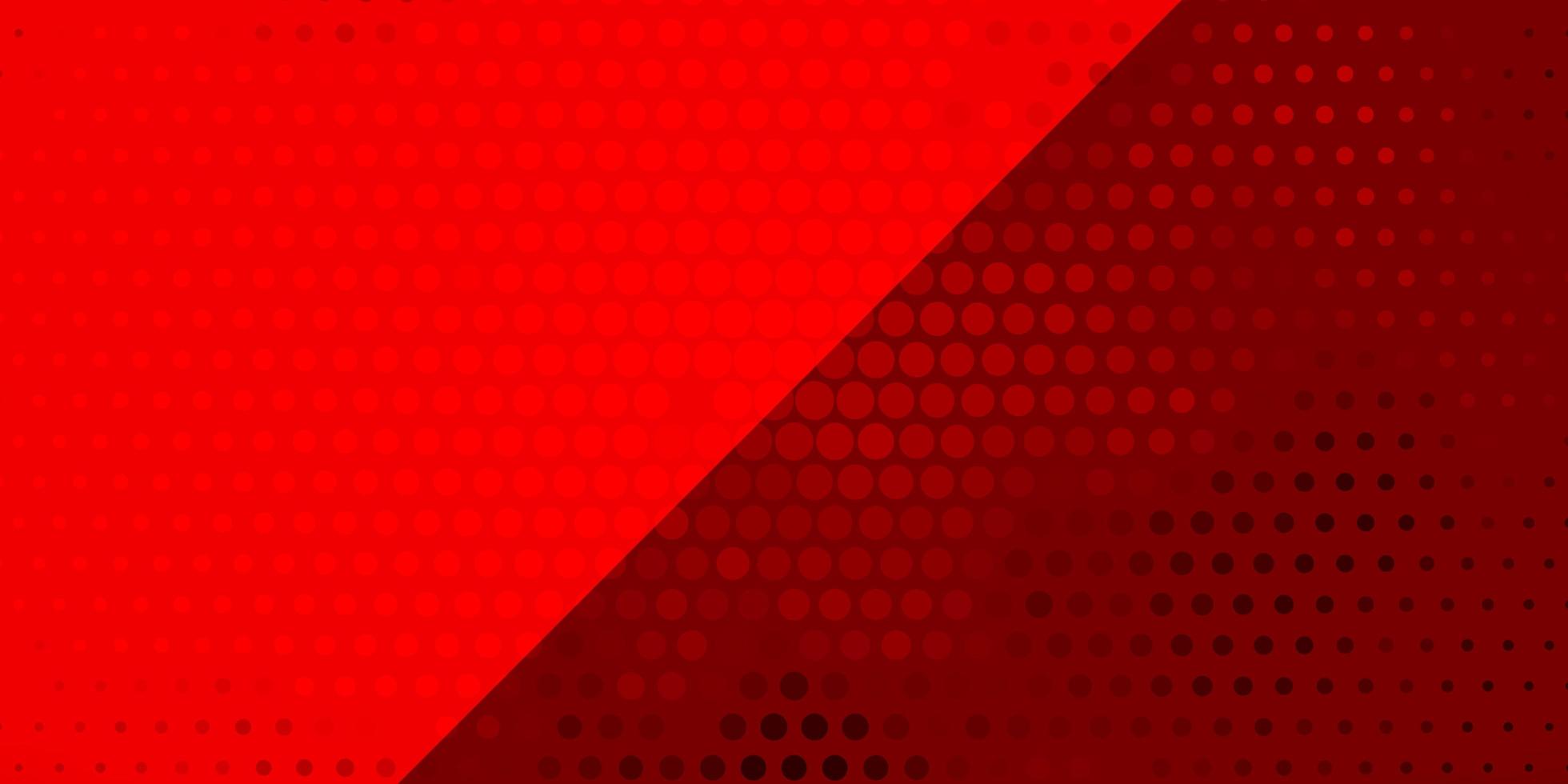 Light Red Vector Background With Circles Abstract Colorful Disks On Simple Gradient Background