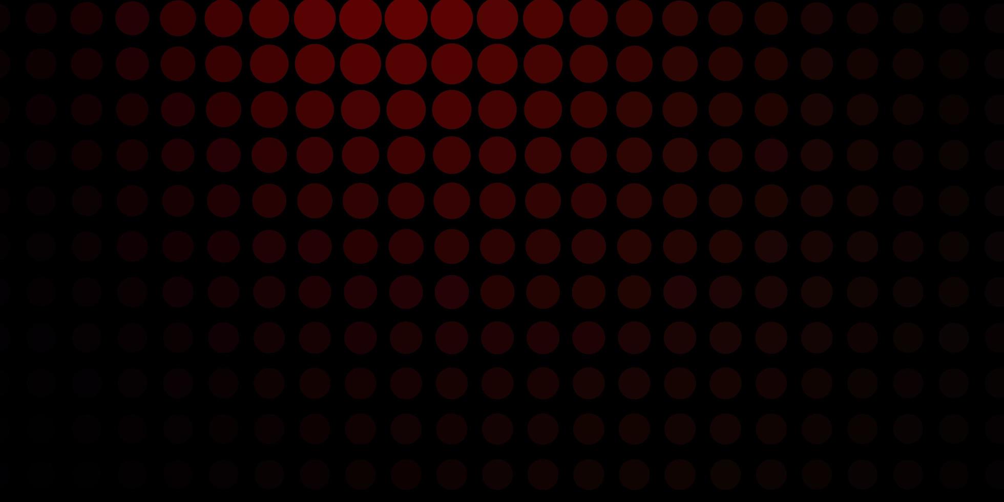 Dark Red Vector Pattern With Circles Abstract Decorative Design In Gradient Style With Bubbles