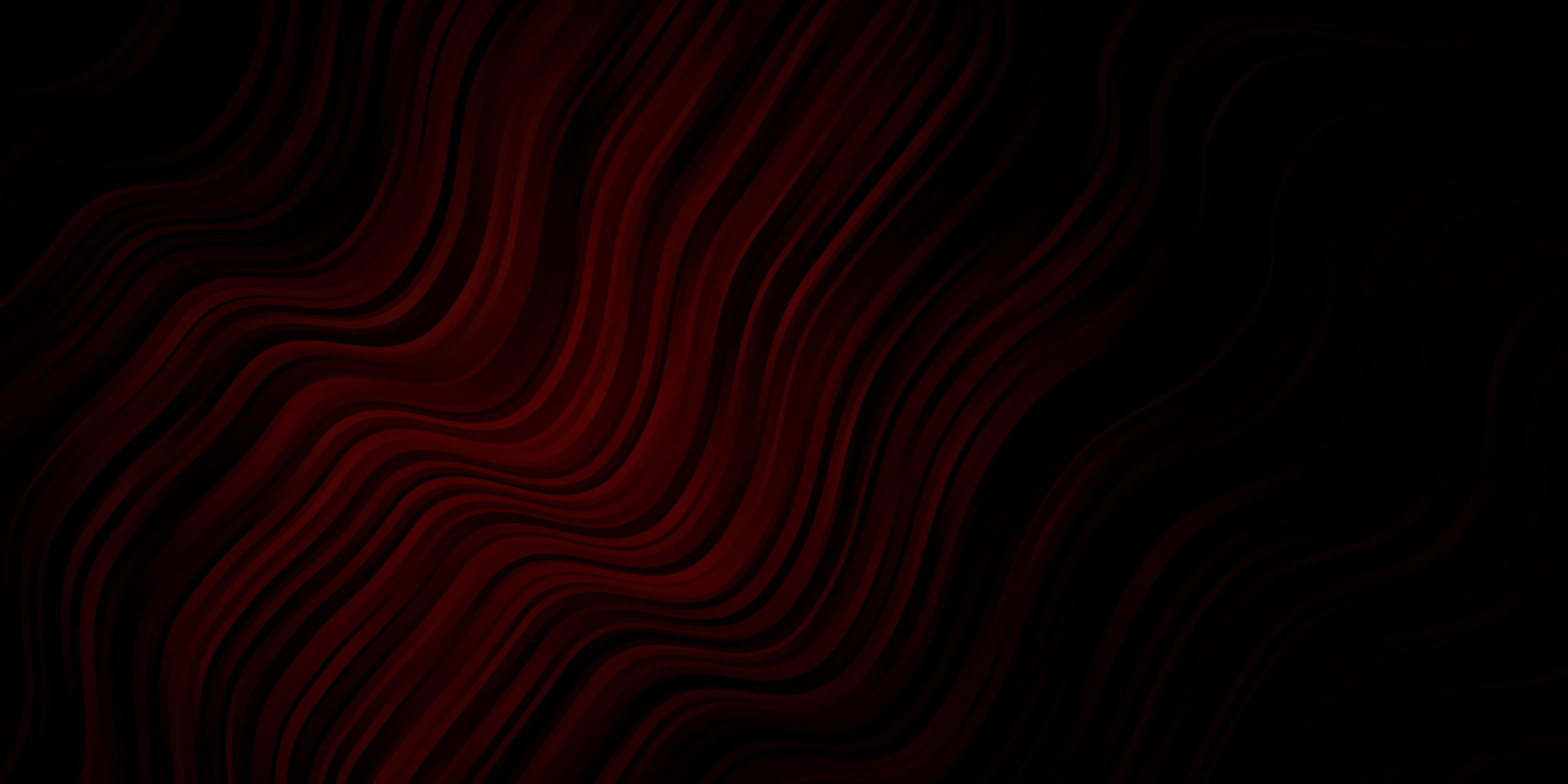 Dark Red Vector Texture With Curves Colorful Illustration In Abstract Style With Bent Lines