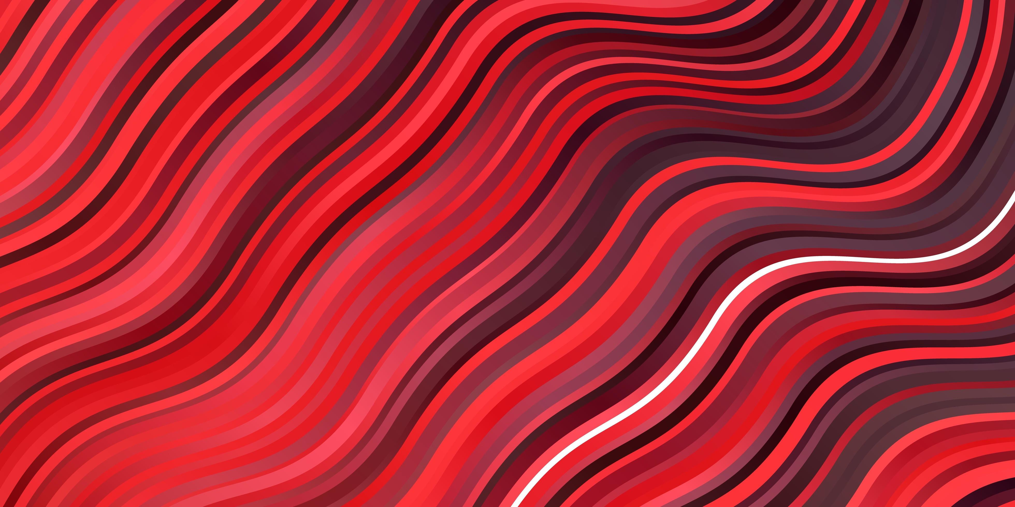 Dark Red Vector Background With Curves Abstract Gradient Illustration With Wry Lines Best