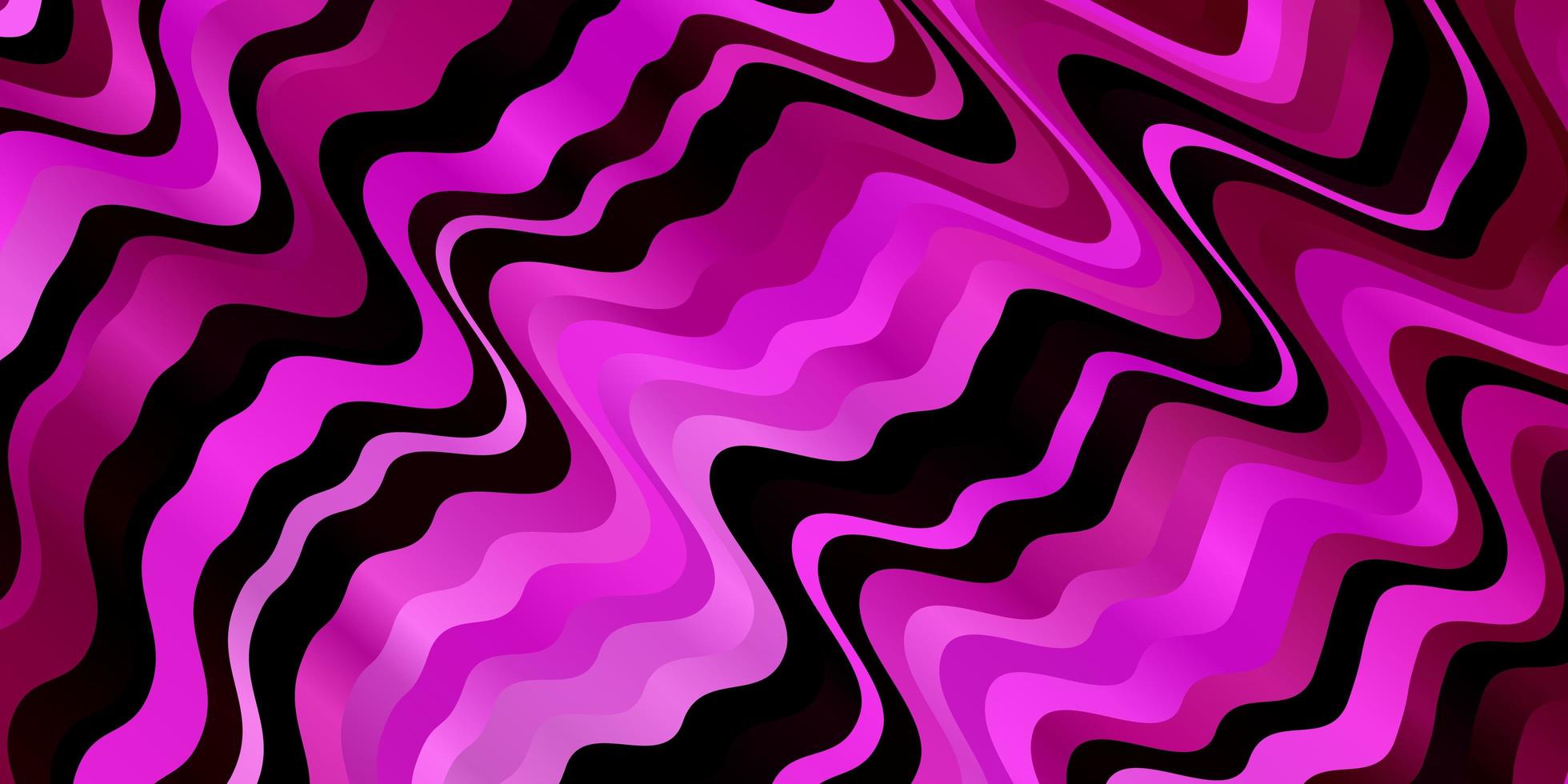 Light Pink Vector Texture With Wry Lines Colorful Abstract Illustration With Gradient Curves