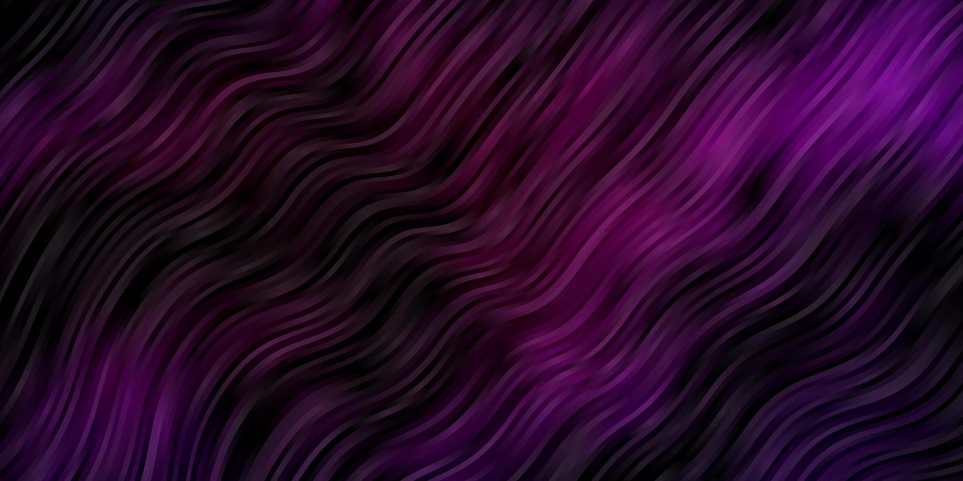Dark Pink Vector Layout With Wry Lines Colorful Geometric Sample With Gradient Curves Smart