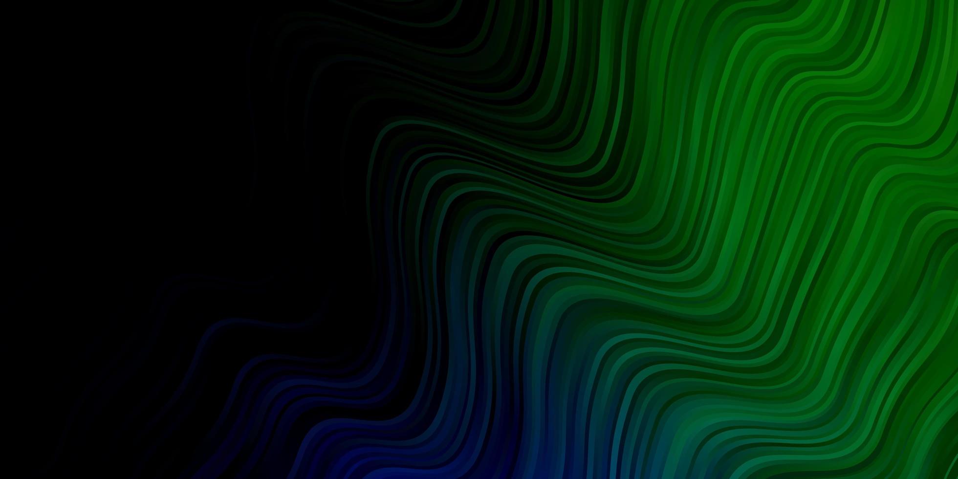 Dark Multicolor Vector Pattern With Lines Colorful Illustration With Curved Lines Template For