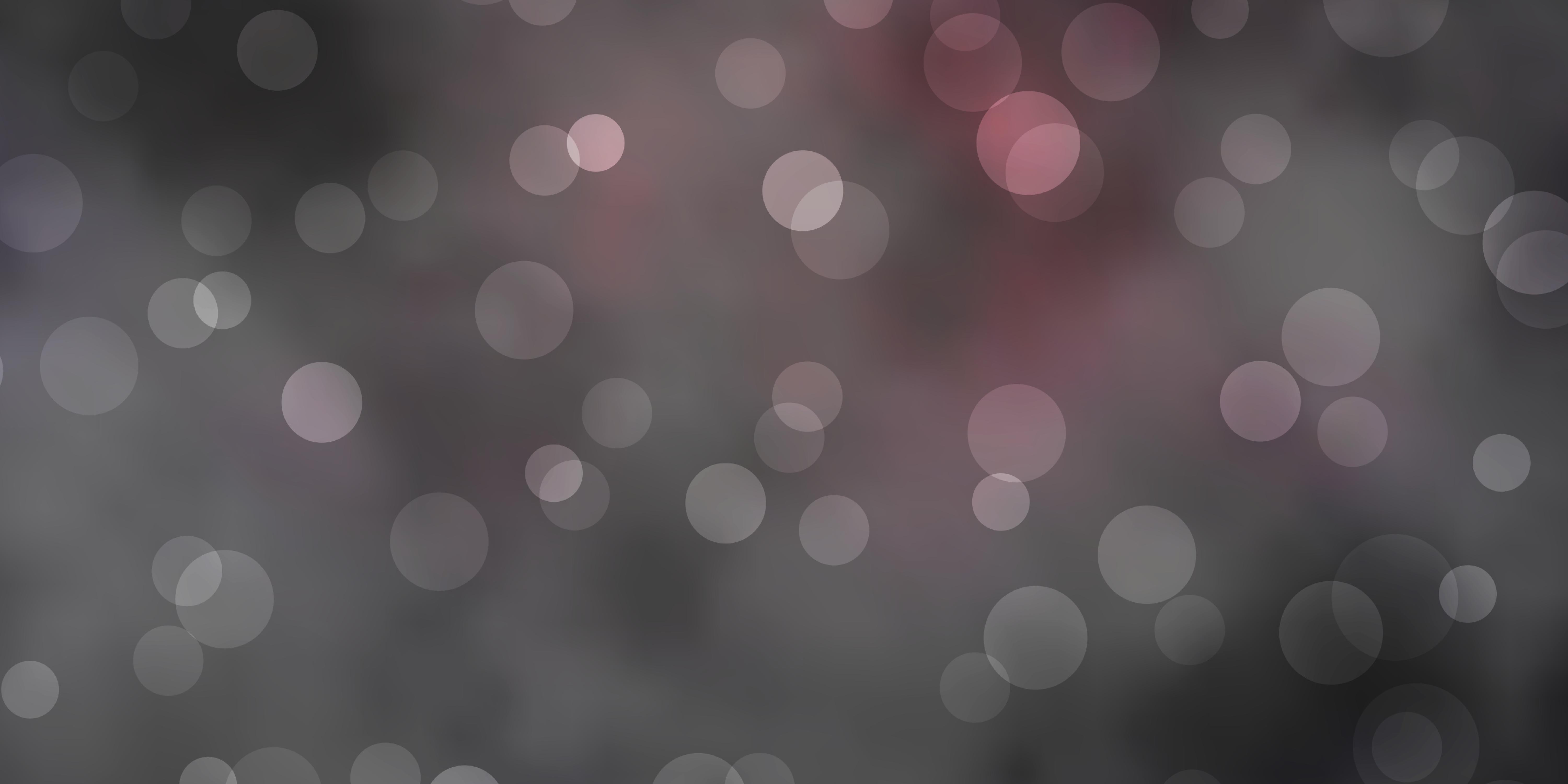 Dark Pink Vector Texture With Circles Abstract Decorative Design In Gradient Style With Bubbles