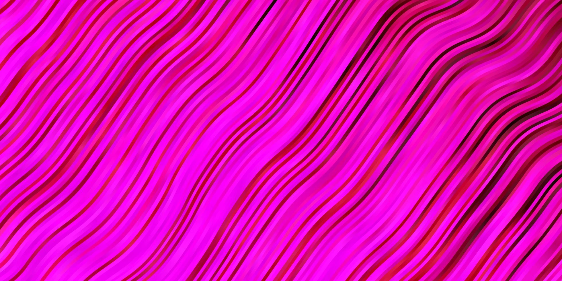 Light Pink Vector Background With Bows Abstract Gradient Illustration With Wry Lines Pattern