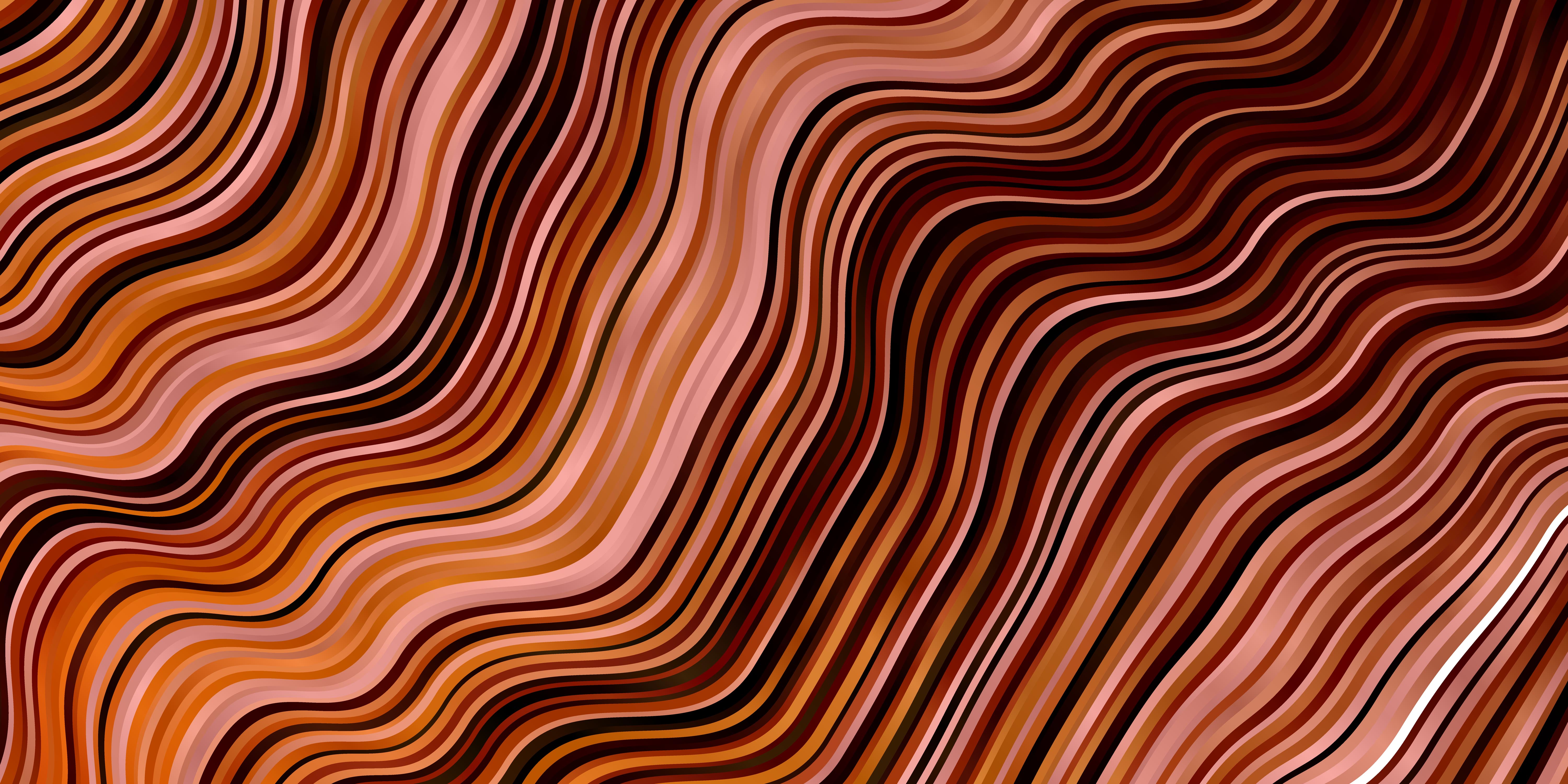 Light Orange Vector Texture With Circular Arc Illustration In Abstract Style With Gradient