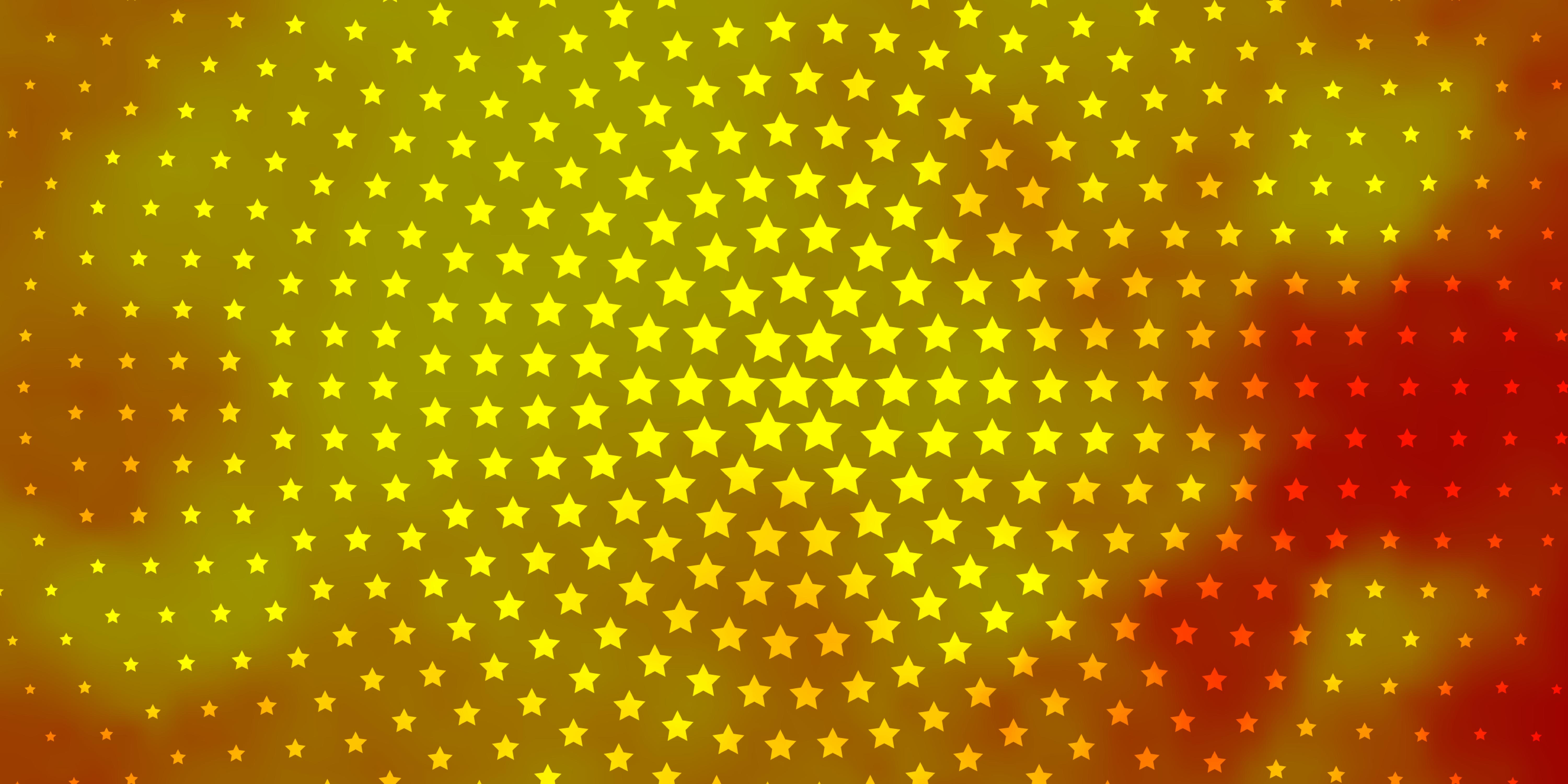 Light Orange Vector Background With Colorful Stars Colorful Illustration In Abstract Style With