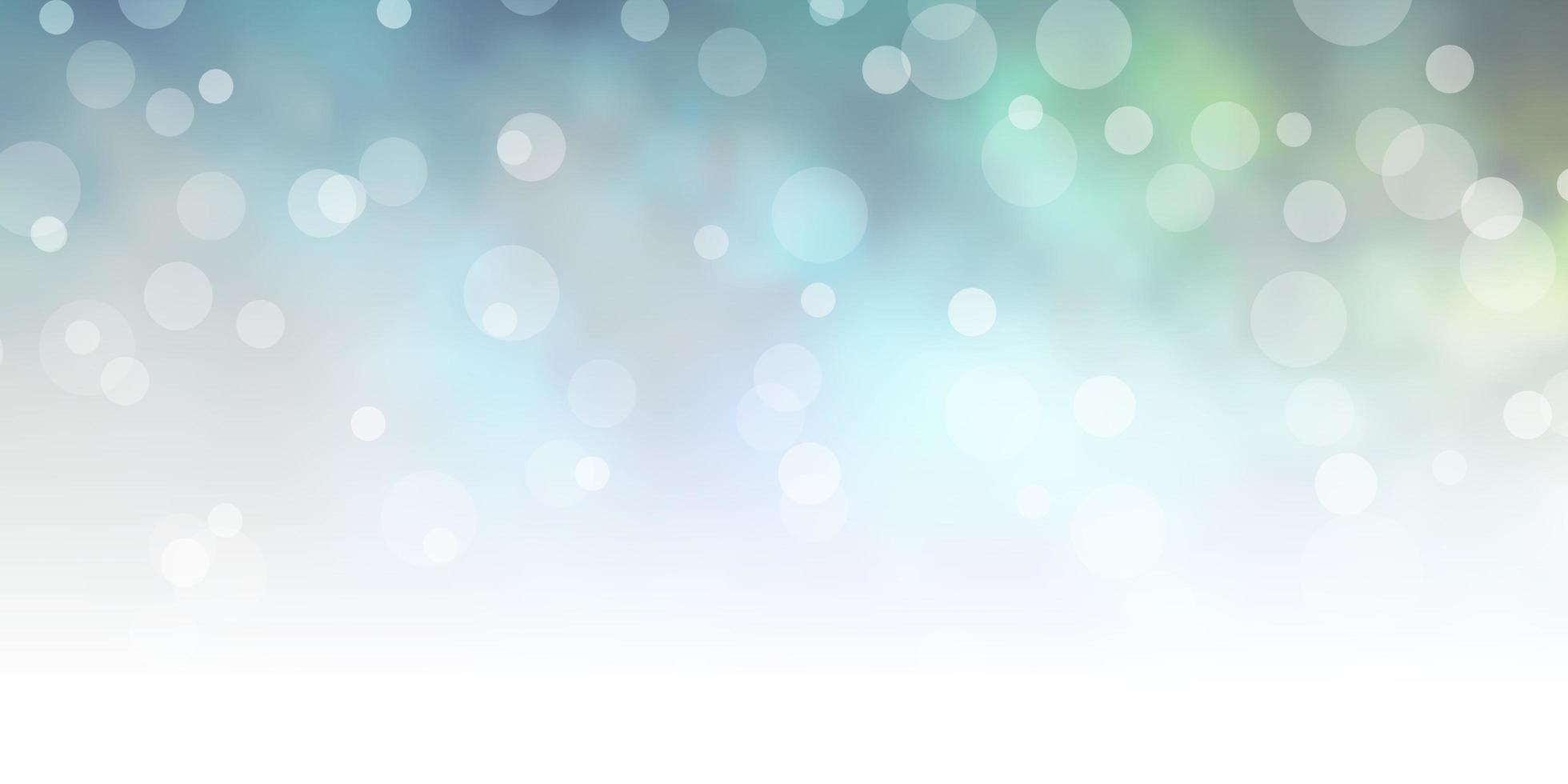 Dark Blue Green Vector Background With Circles Abstract Colorful Disks On Simple Gradient