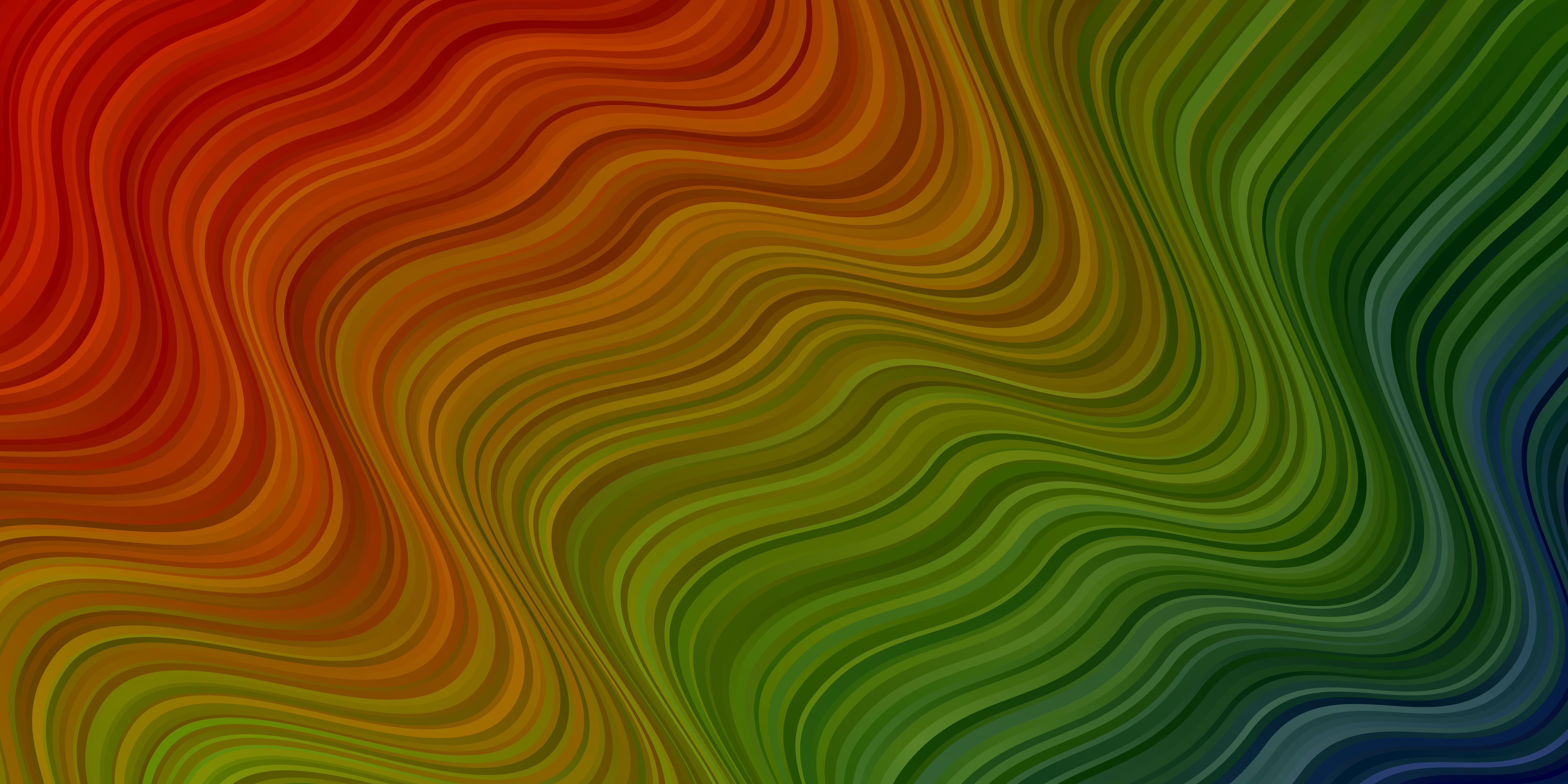 Light Multicolor Vector Background With Curves Bright Illustration With Gradient Circular Arcs