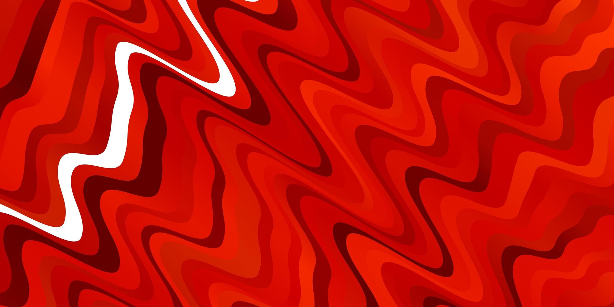 Light Orange Vector Layout With Circular Arc Abstract Illustration With Gradient Bows Best