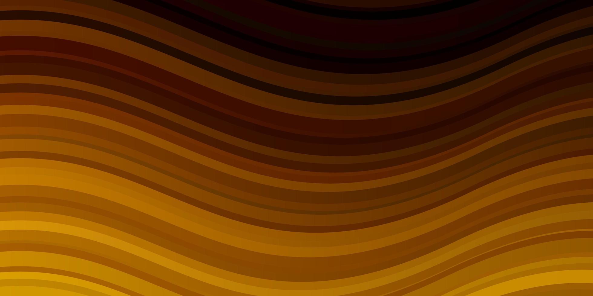Dark Orange Vector Background With Bows Abstract Gradient Illustration With Wry Lines Smart