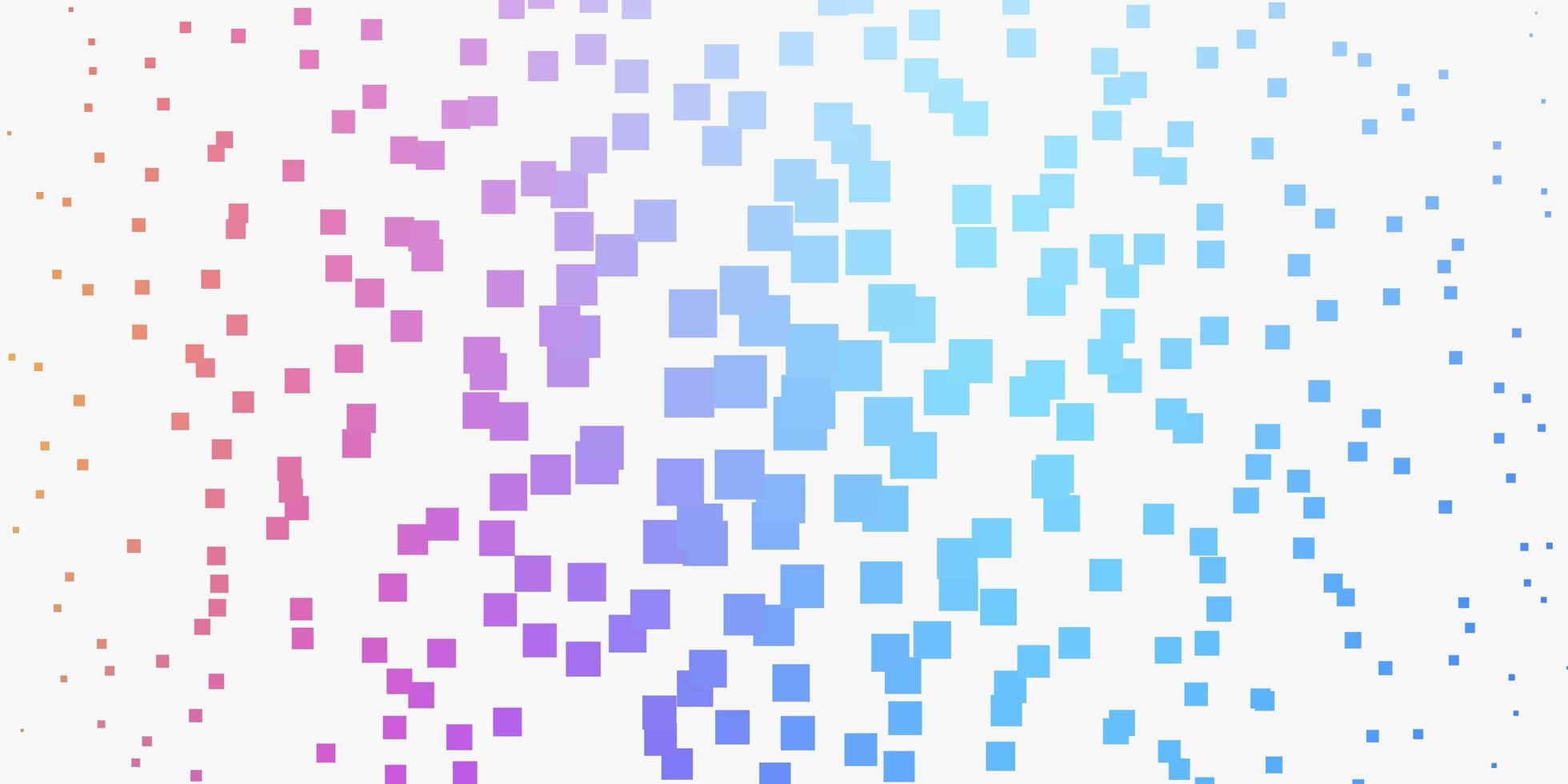 Light Blue Red Vector Pattern In Square Style Abstract Gradient Illustration With Colorful