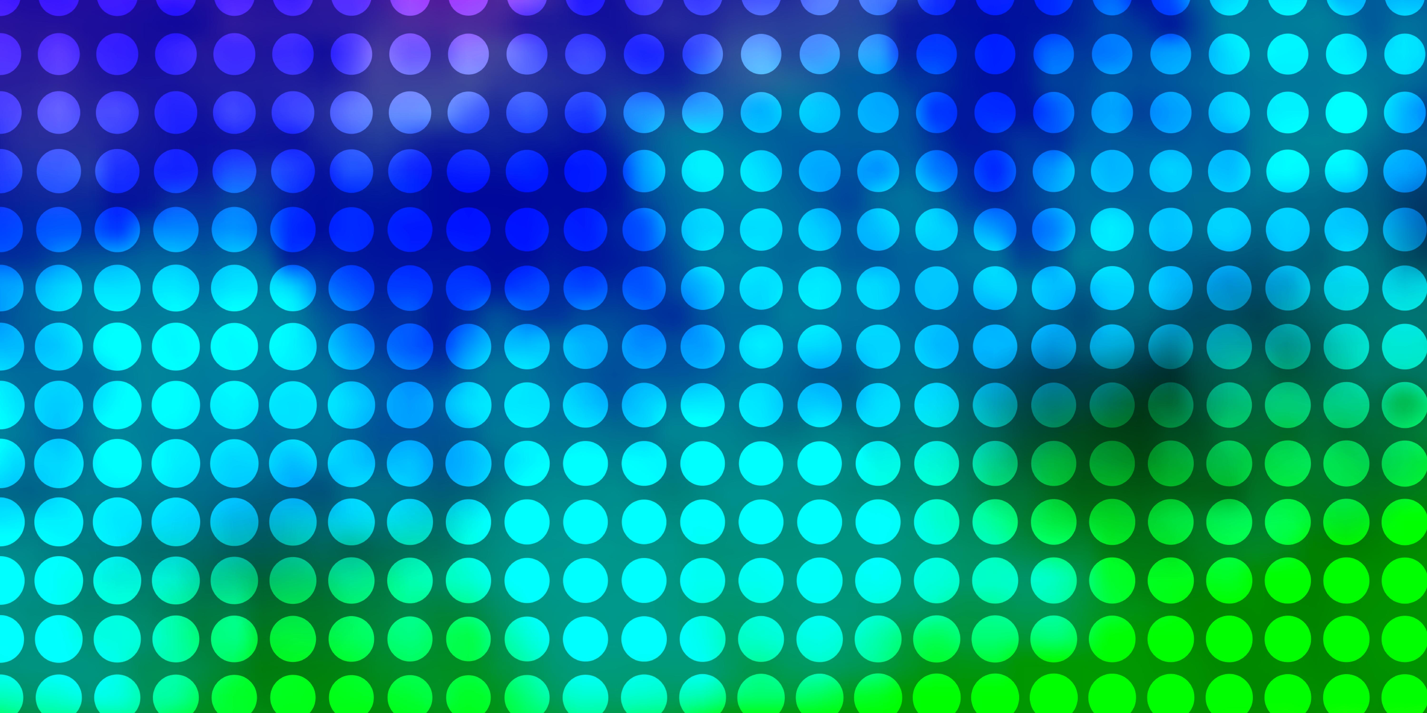 Light Multicolor Vector Pattern With Circles Abstract Illustration With Colorful Spots In