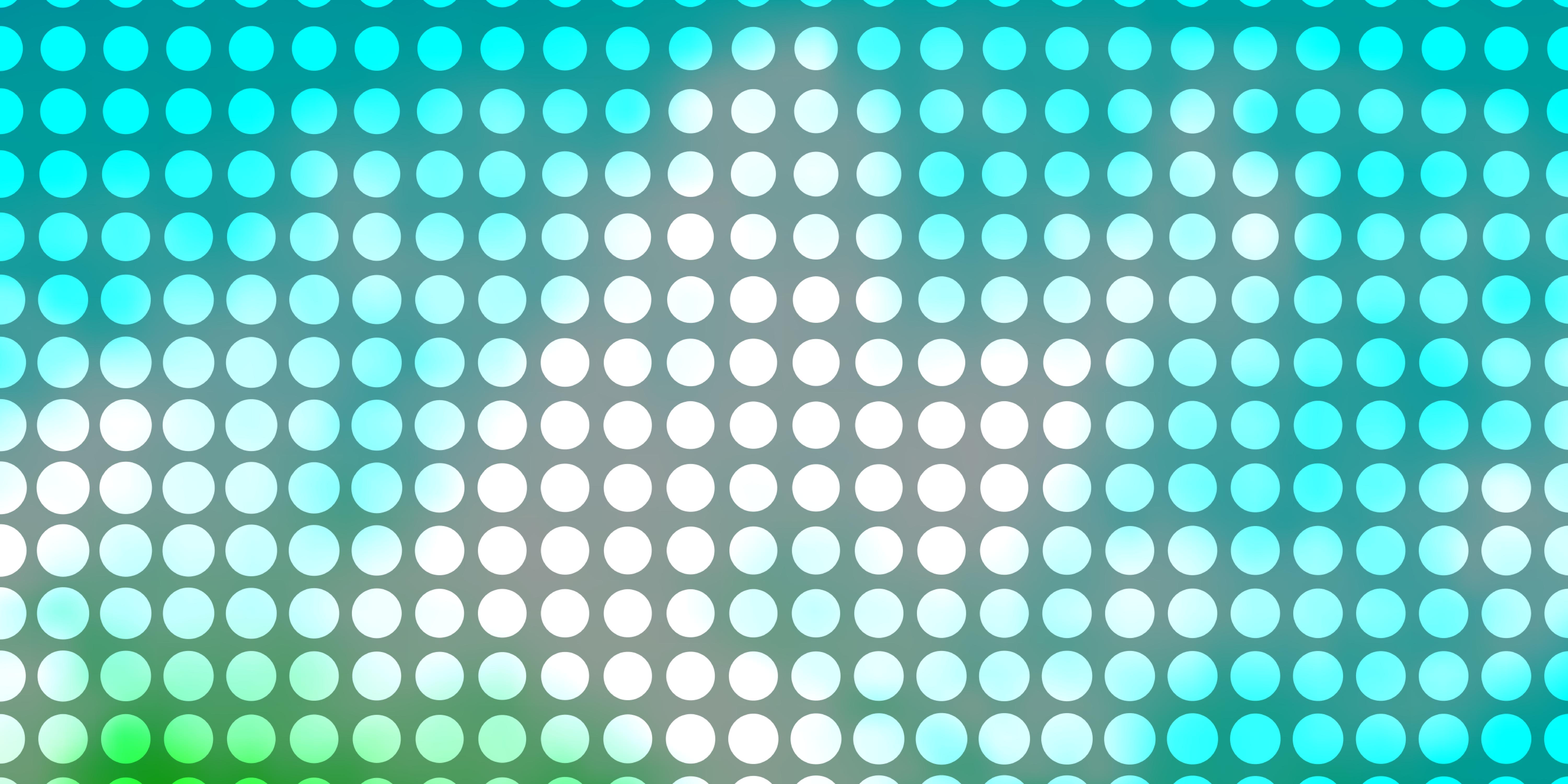 Light Blue Green Vector Layout With Circles Abstract Colorful Disks On Simple Gradient
