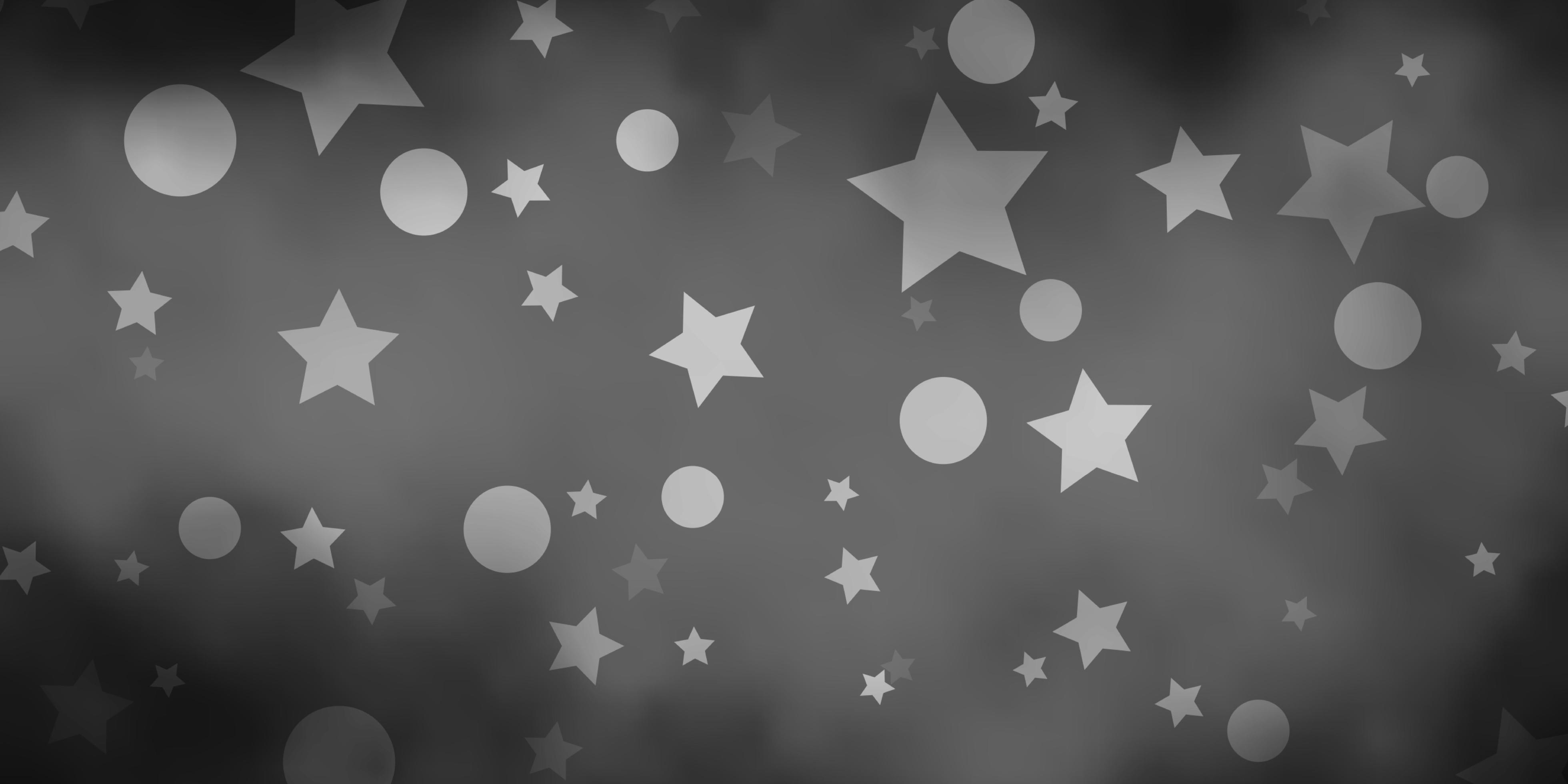 Light Gray Vector Background With Circles Stars Colorful Disks Stars On Simple Gradient