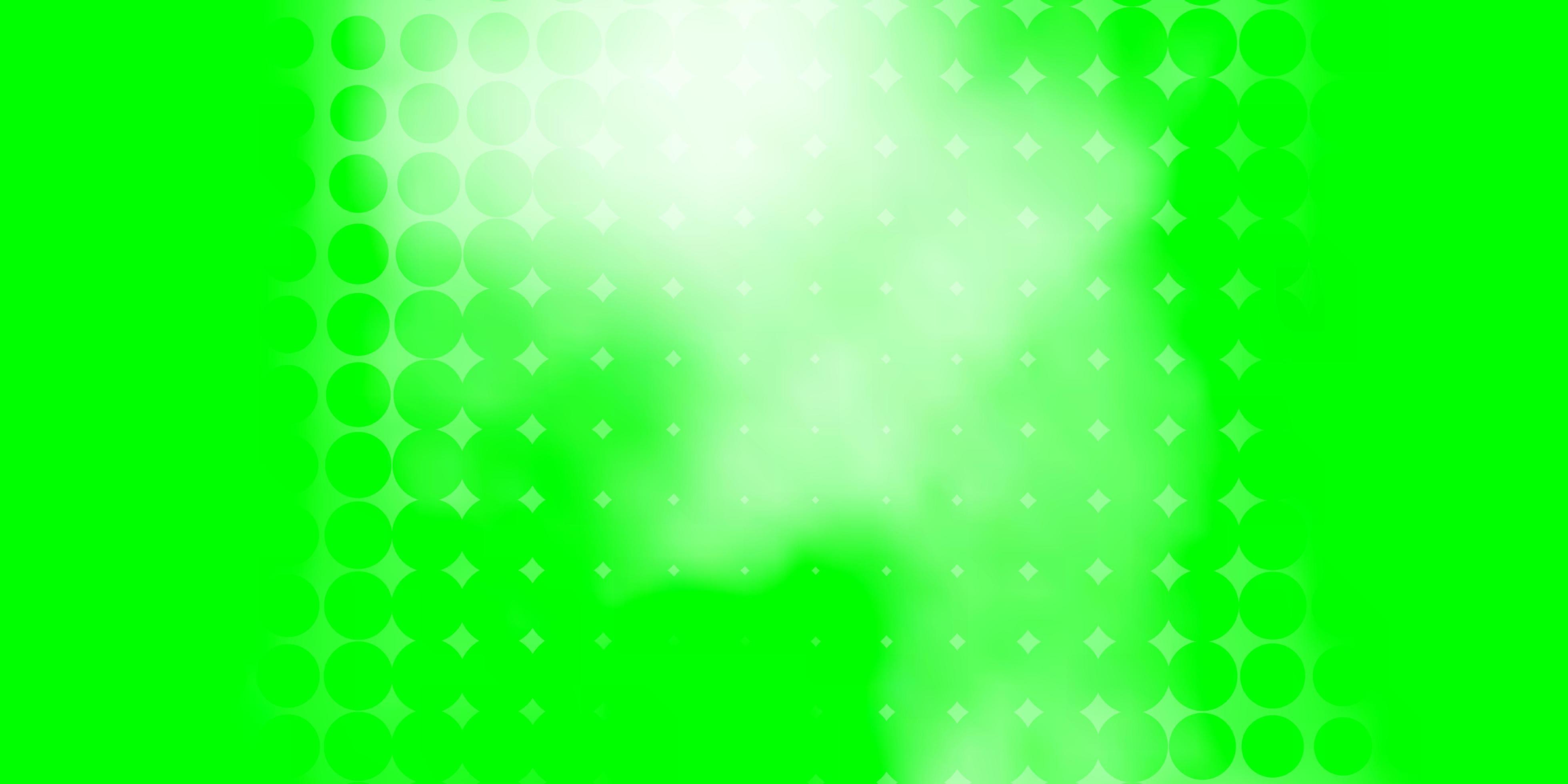 Light Green Vector Texture With Disks Colorful Illustration With Gradient Dots In Nature Style