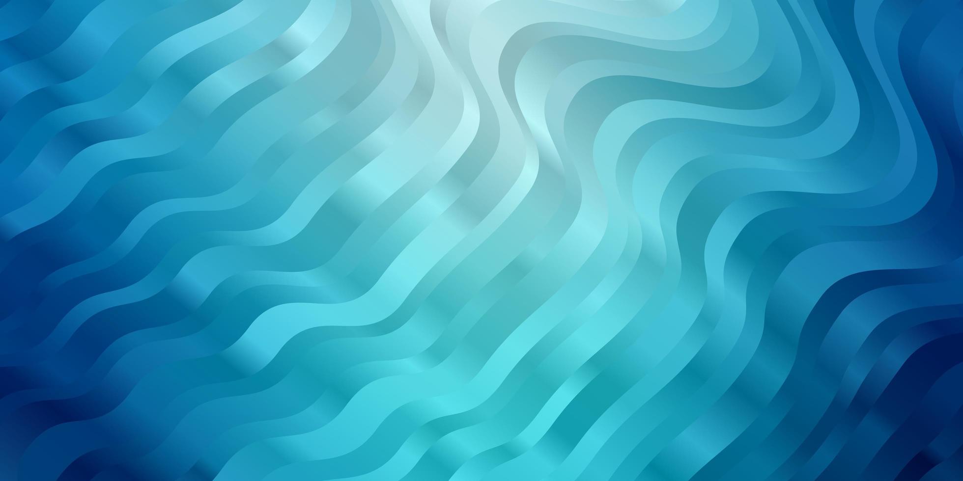 Light Blue Vector Layout With Curves Illustration In Halftone Style With Gradient Curves