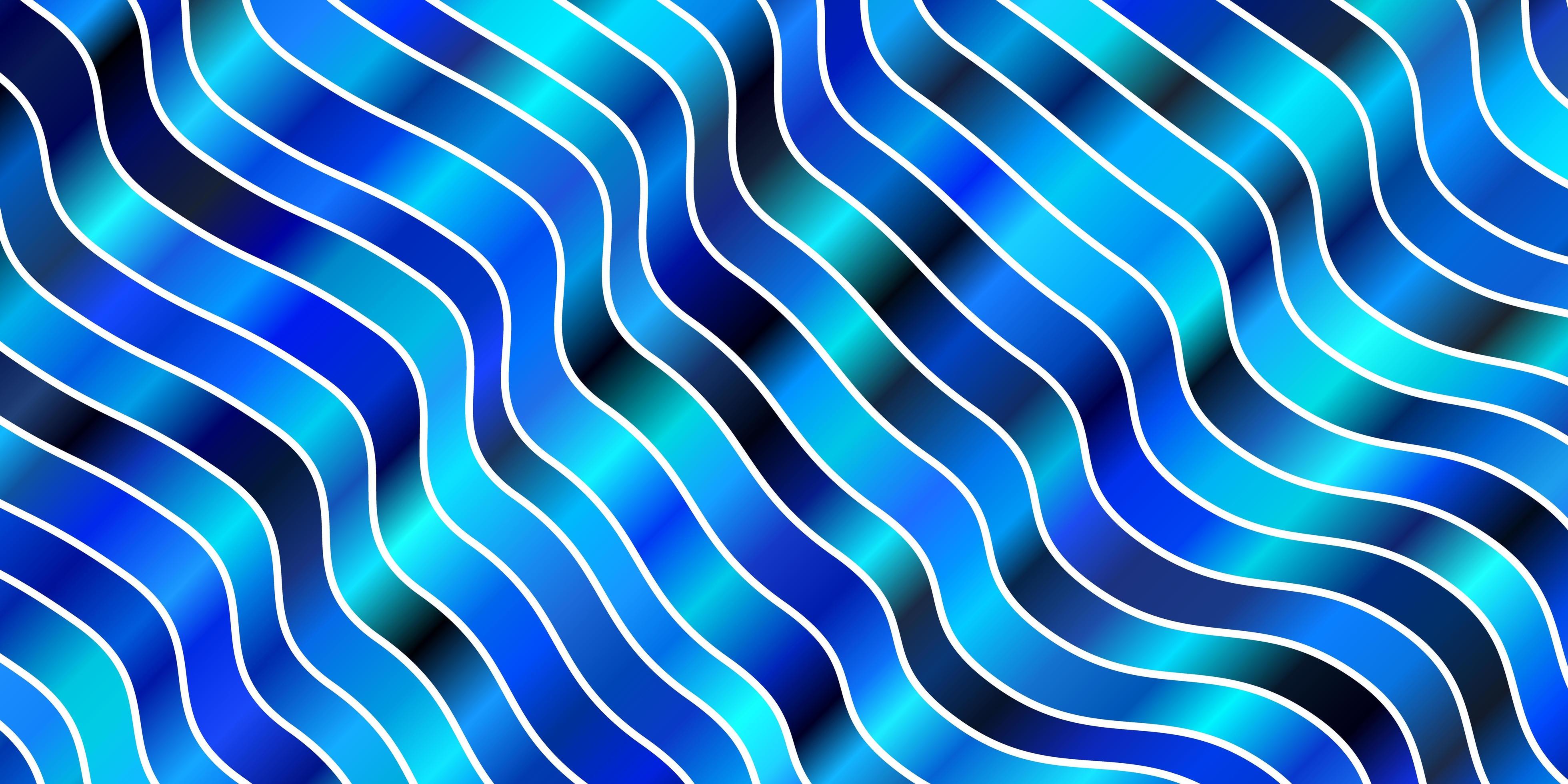 Light Blue Vector Background With Bent Lines Colorful Illustration Which Consists Of Curves