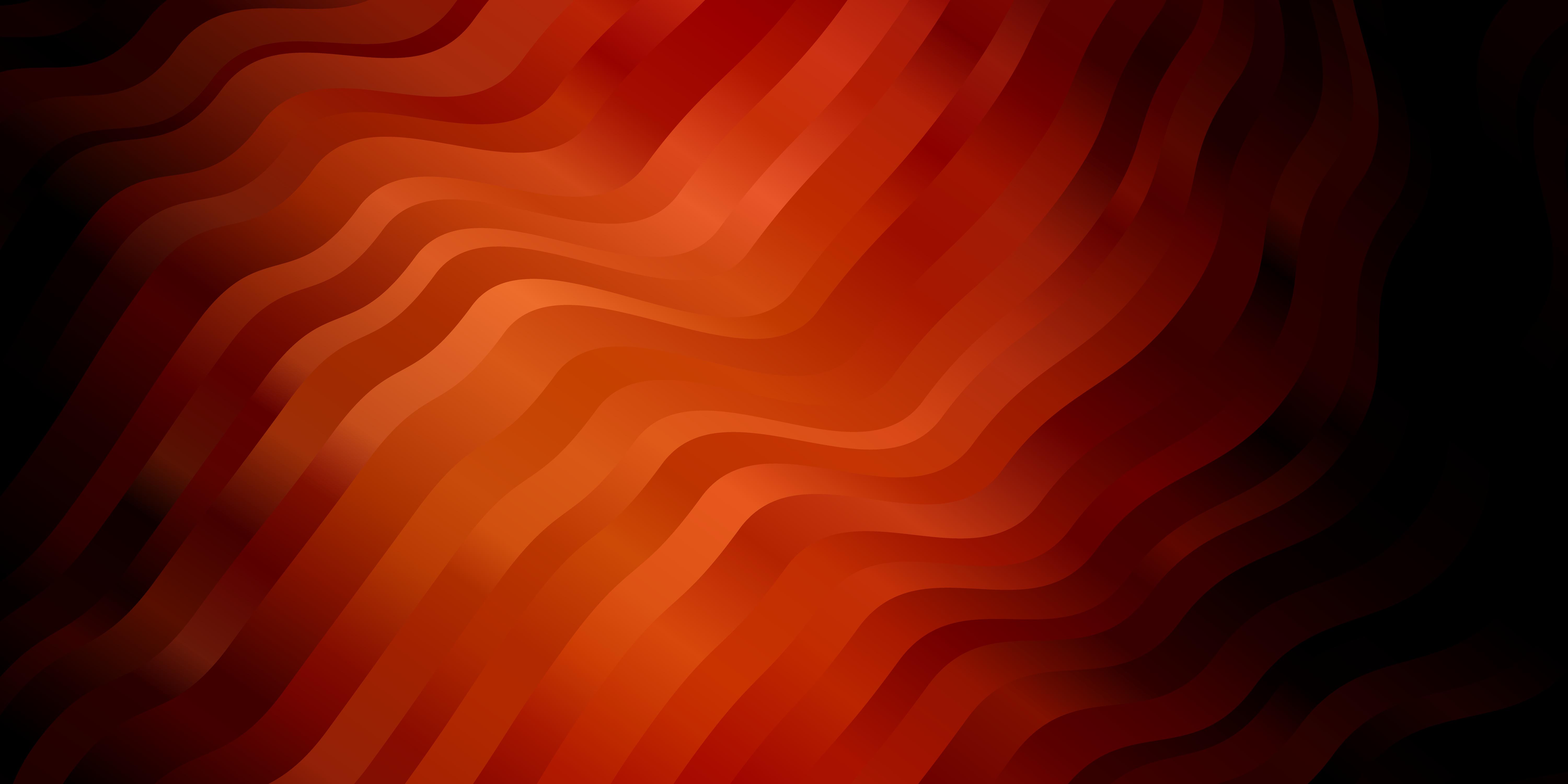 Dark Red Vector Background With Wry Lines Illustration In Abstract Style With Gradient Curved