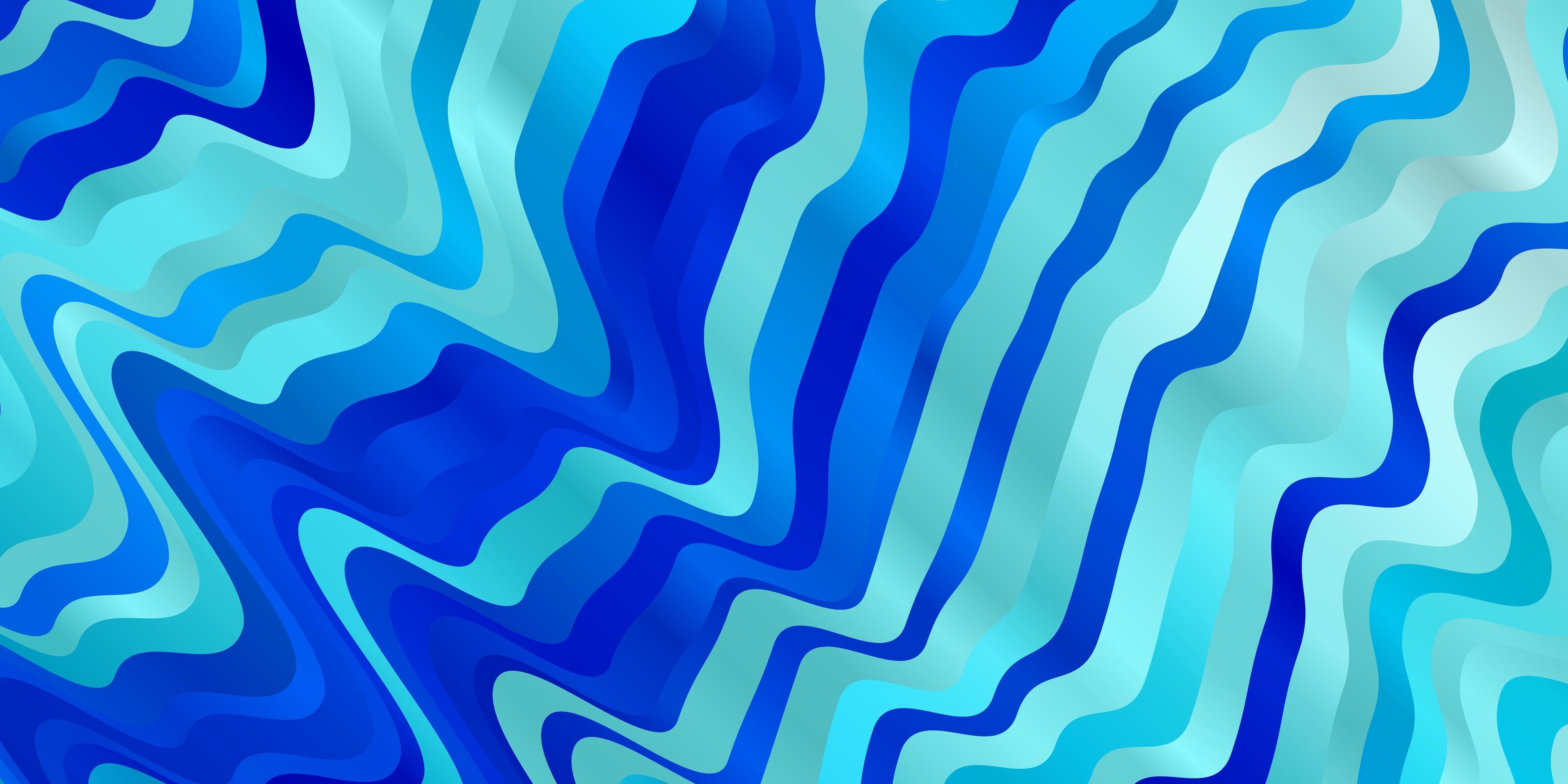 Light Blue Vector Pattern With Wry Lines Colorful Geometric Sample With Gradient Curves