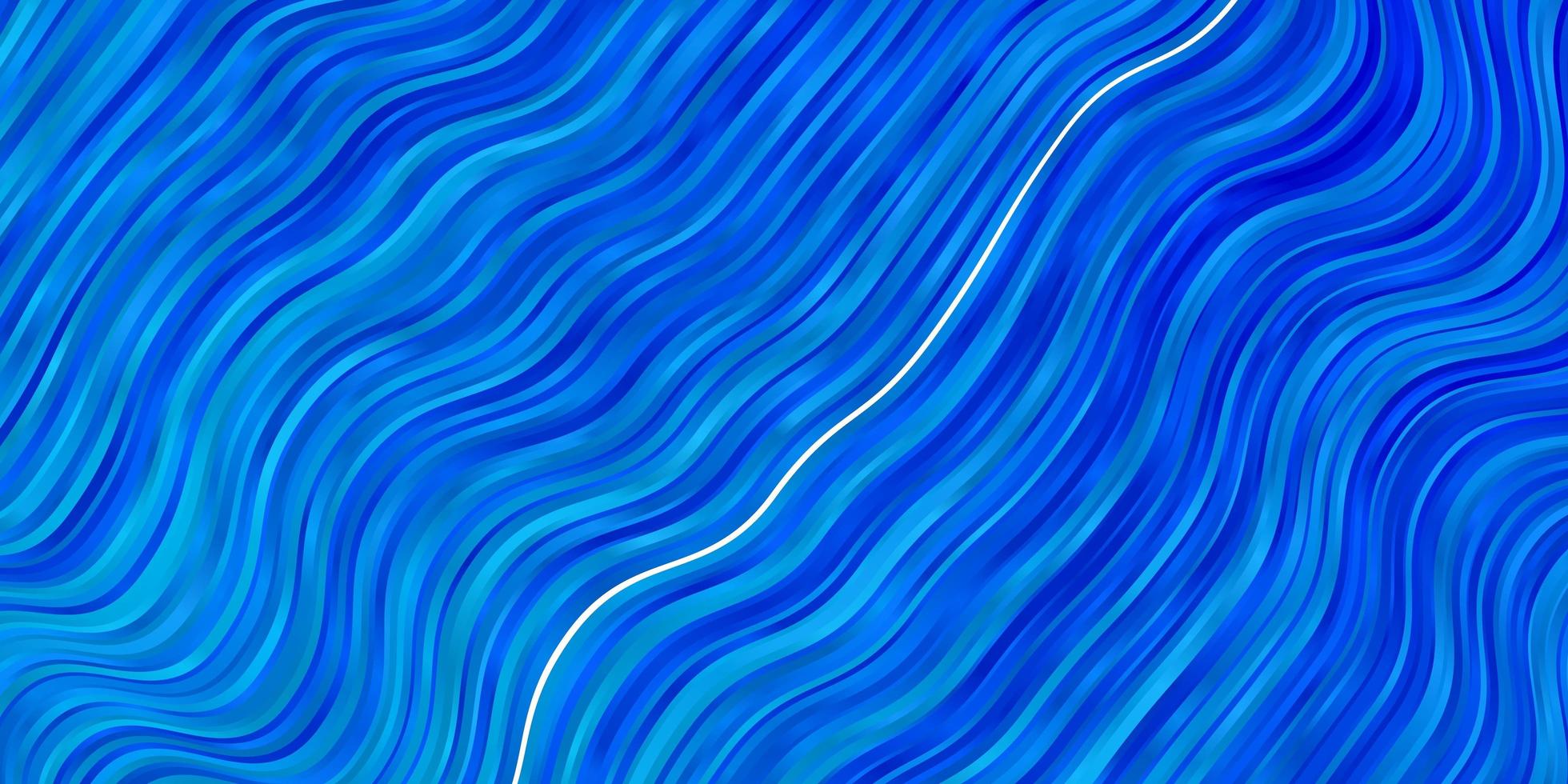 Light Blue Vector Layout With Curves Illustration In Halftone Style With Gradient Curves