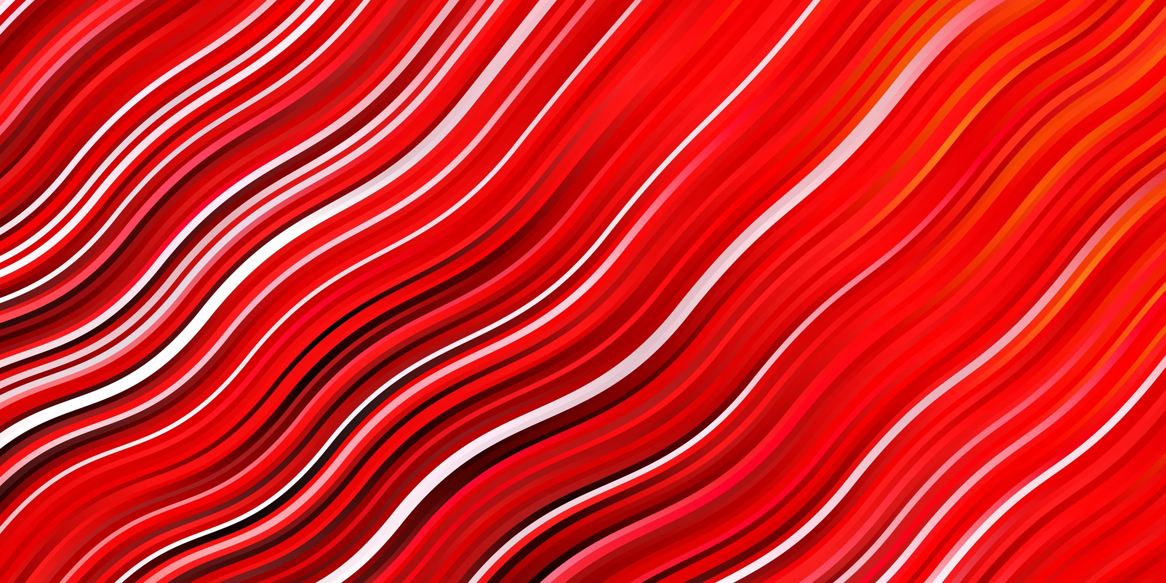 Light Red Vector Layout With Circular Arc Colorful Illustration Which Consists Of Curves