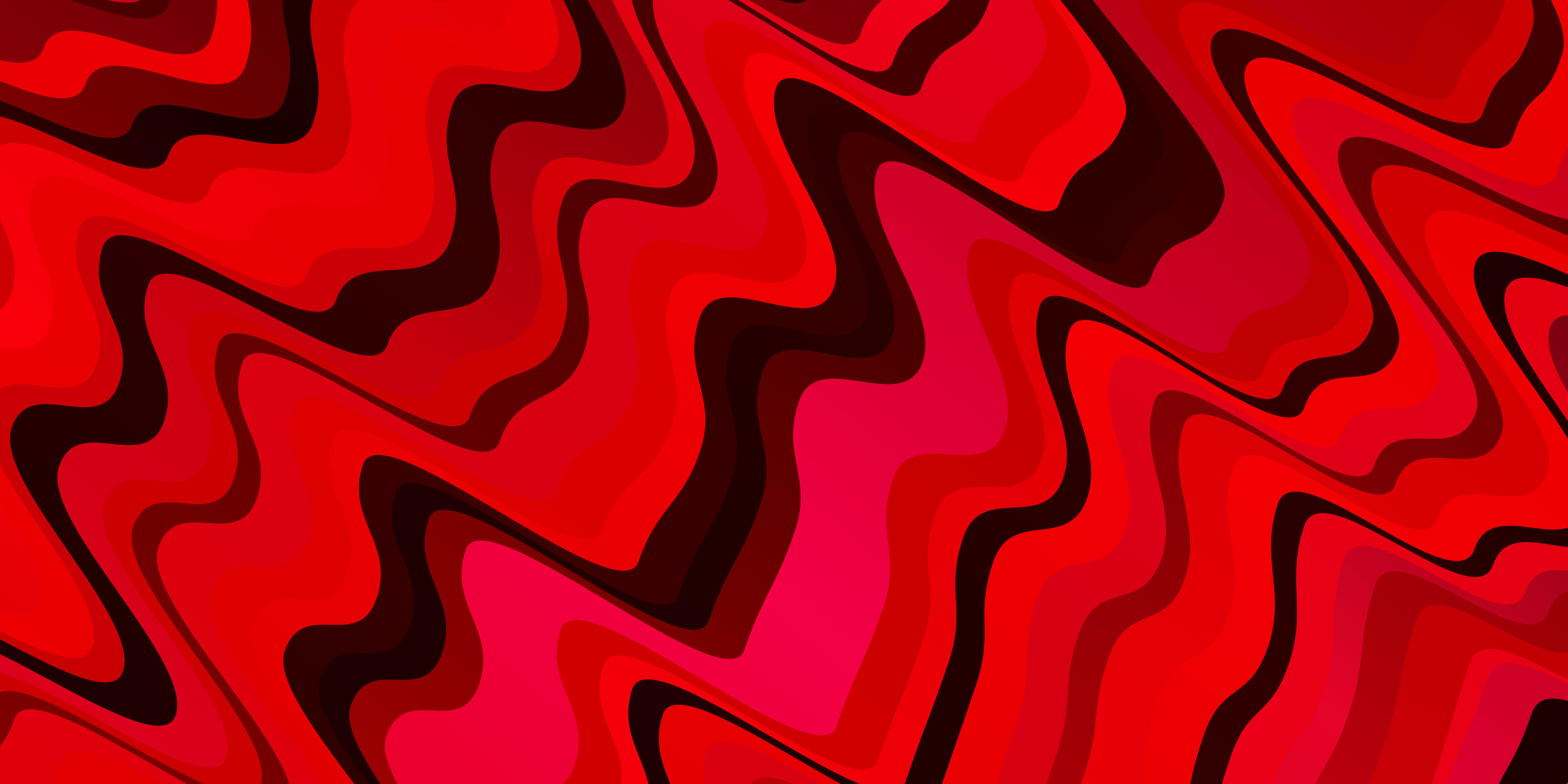 Light Red Vector Background With Bent Lines Colorful Abstract Illustration With Gradient Curves