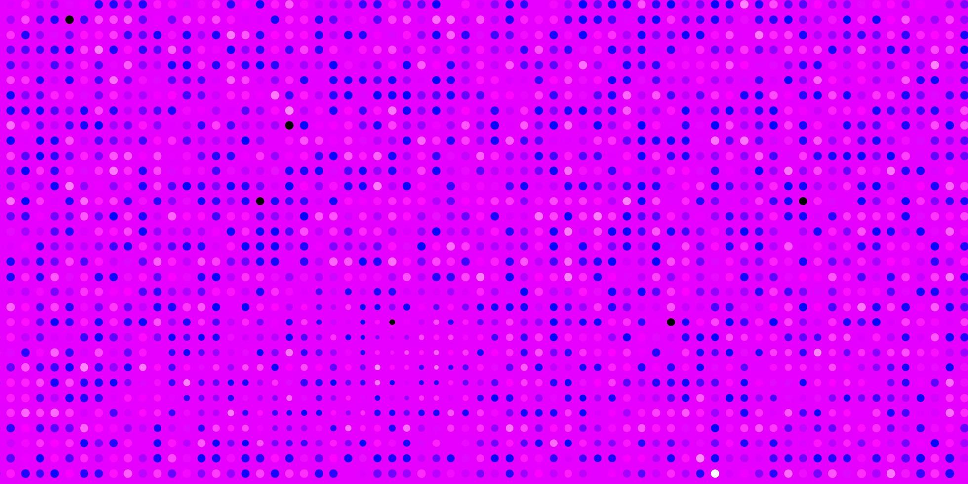 Light Pink Blue Vector Pattern With Spheres Abstract Colorful Disks On Simple Gradient