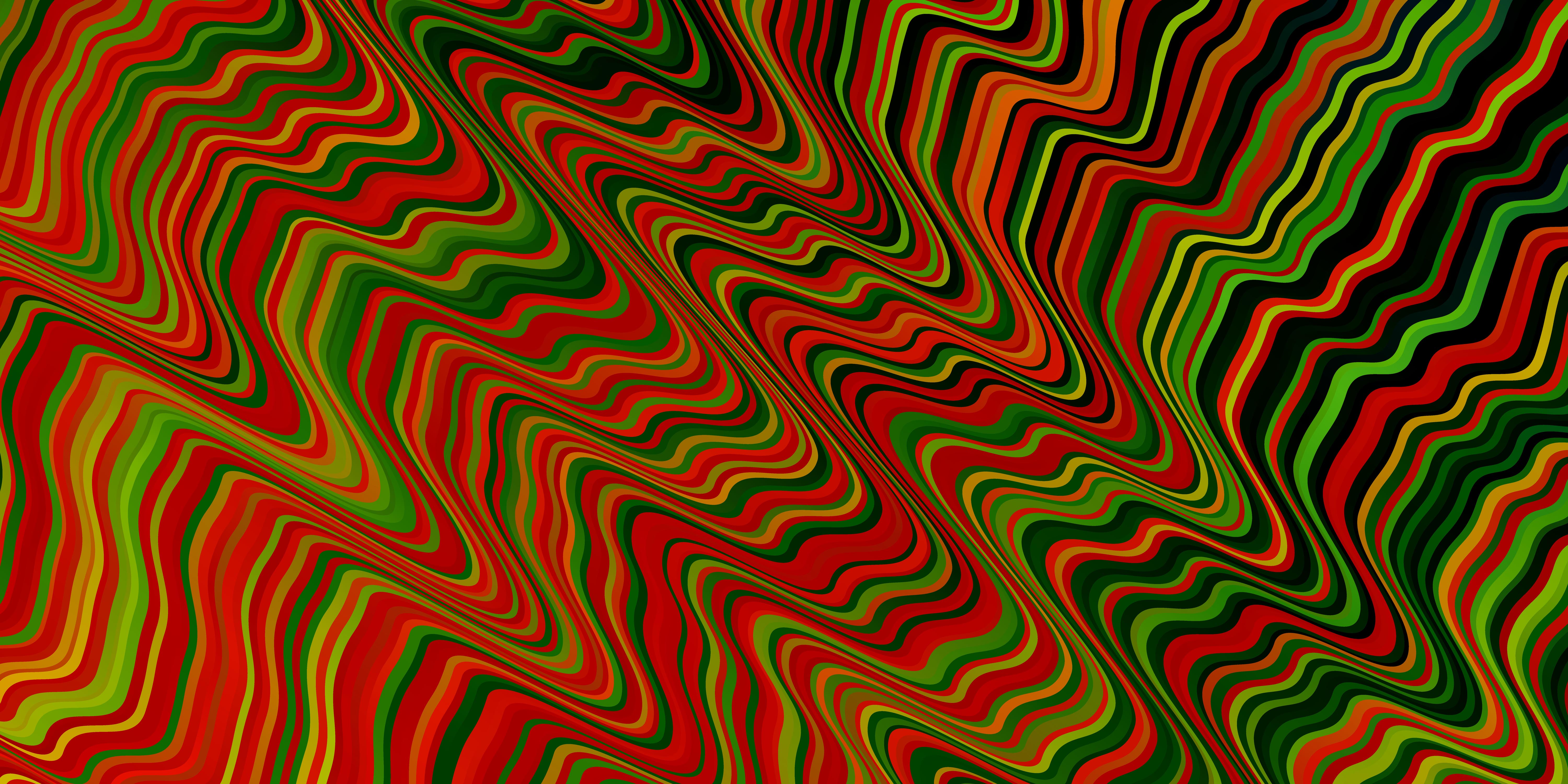 Dark Multicolor Vector Background With Curved Lines Colorful Geometric Sample With Gradient