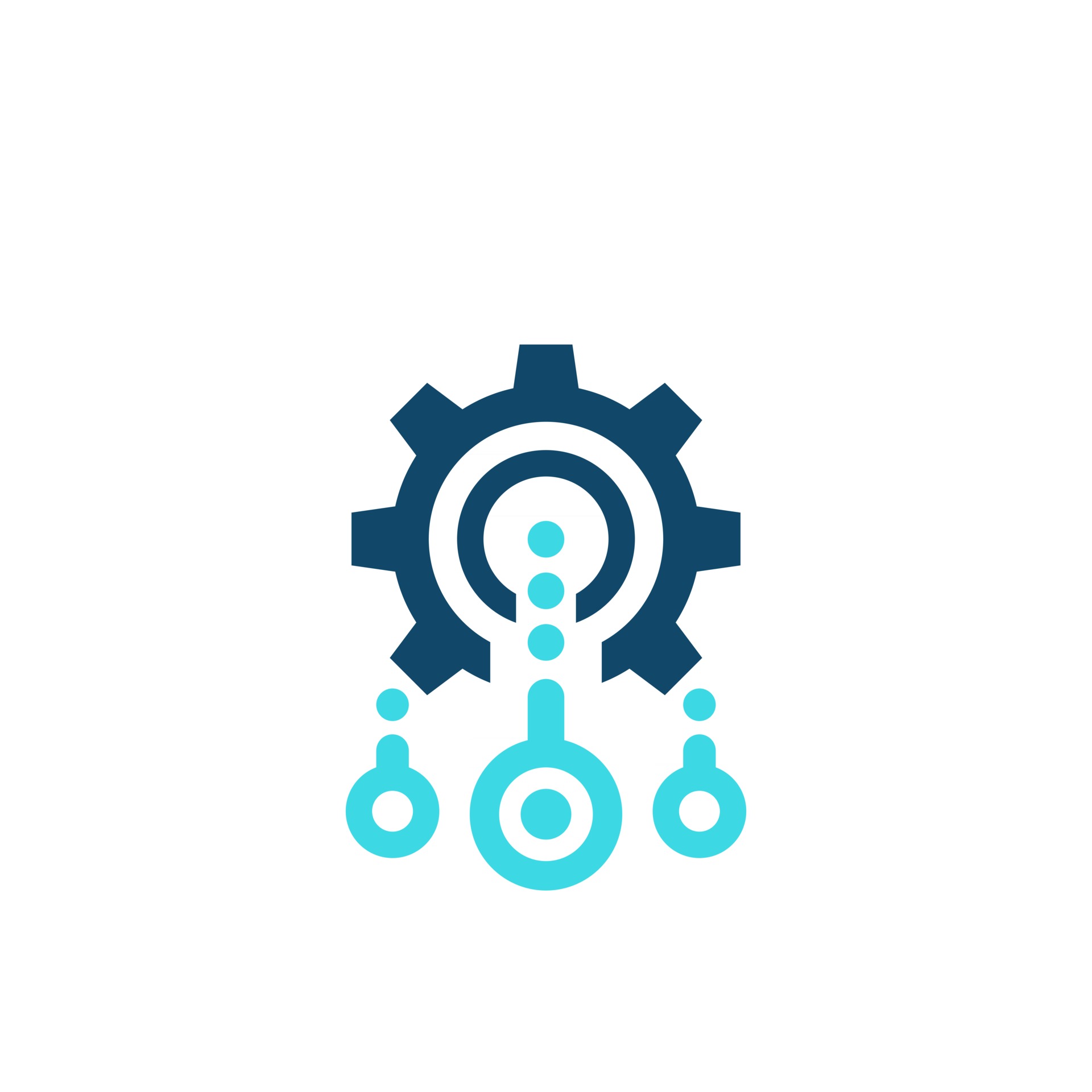 Integration, optimization vector icon with cogwheel 2837713 Vector Art ...
